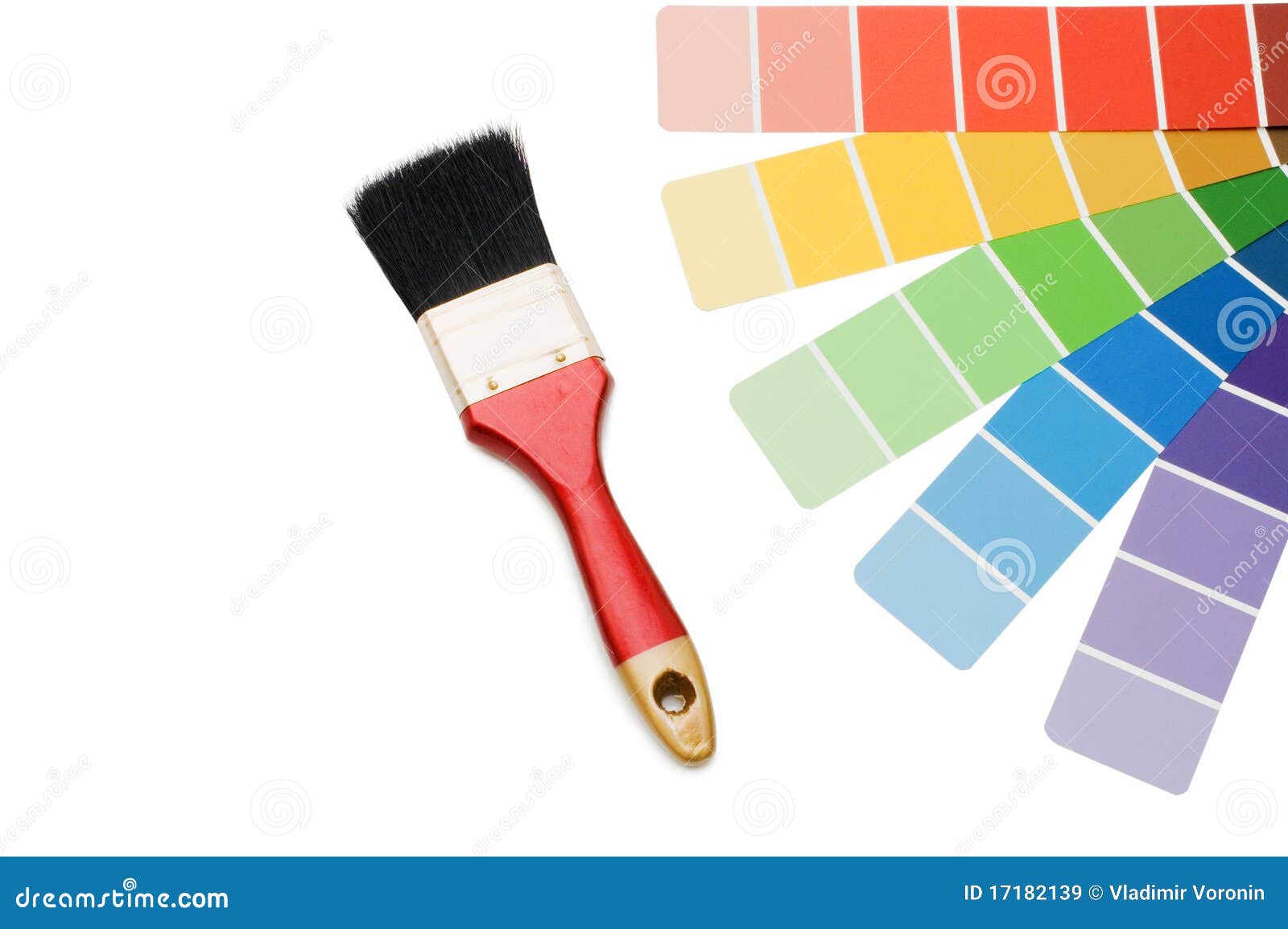 Color guide for selection stock image. Image of choice - 17182139