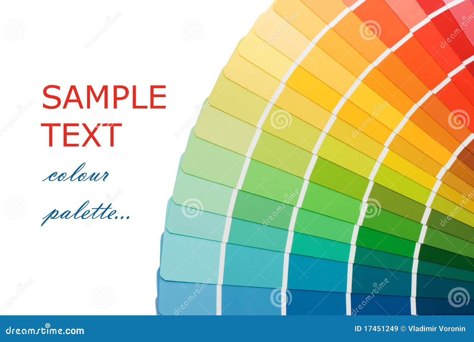 Color guide for selection stock image. Image of charts - 17451249