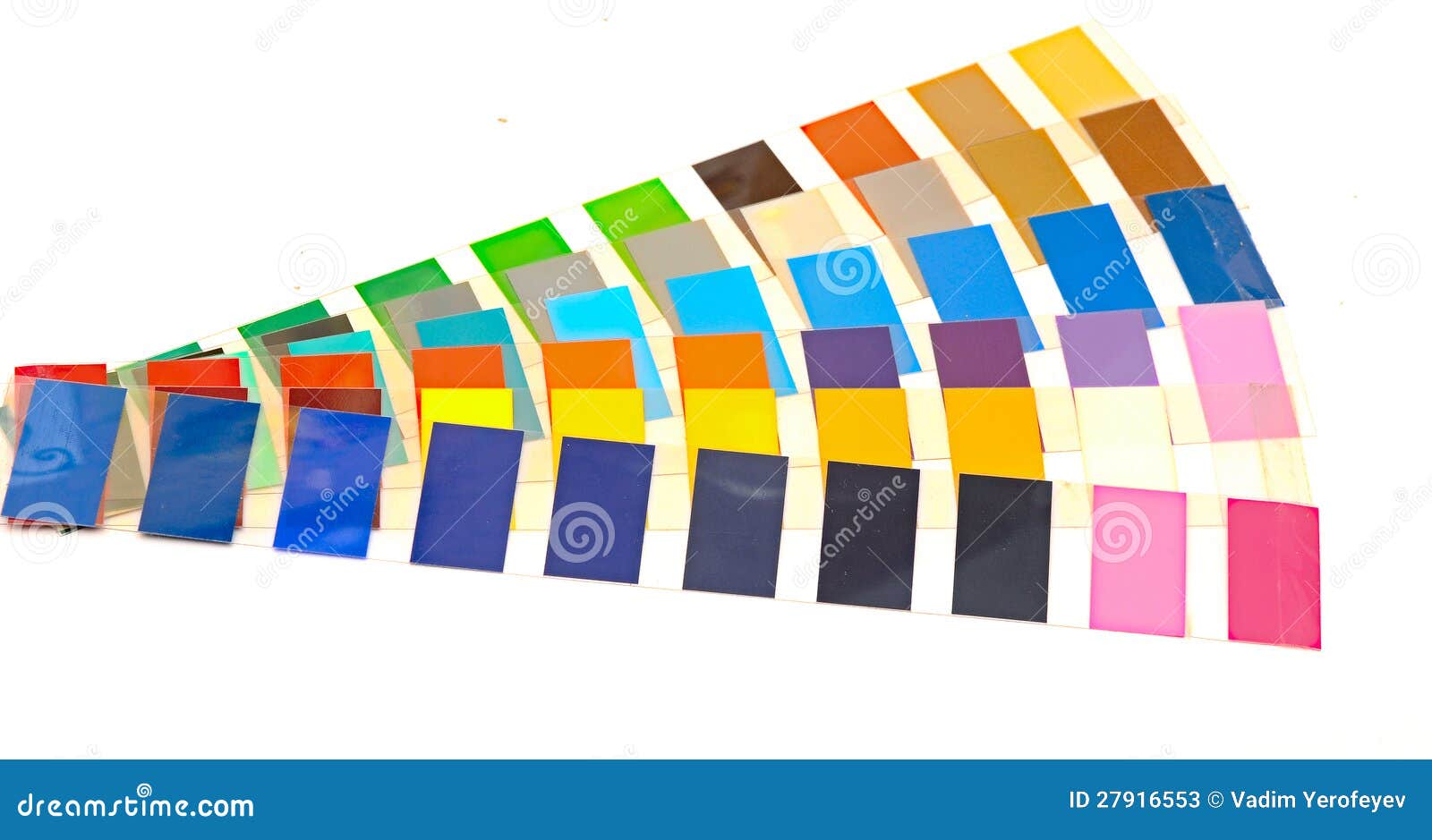 Color guide for selection stock image. Image of blue - 27916553
