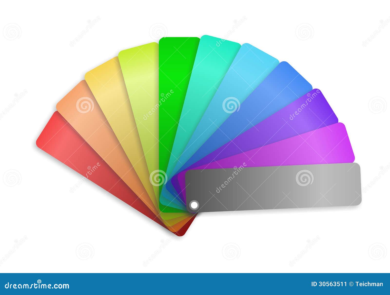 Color guide stock vector. Illustration of paint, swatch - 30563511