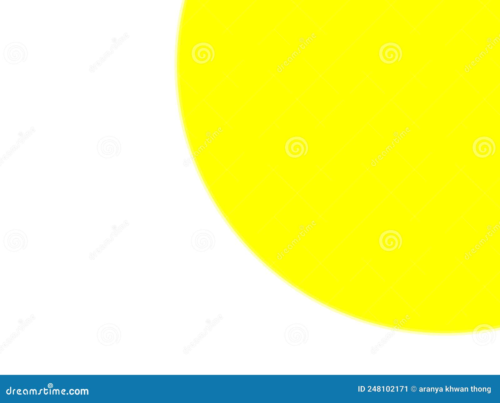Color Half Circle Yellow Abstract for Background Stock Illustration ...