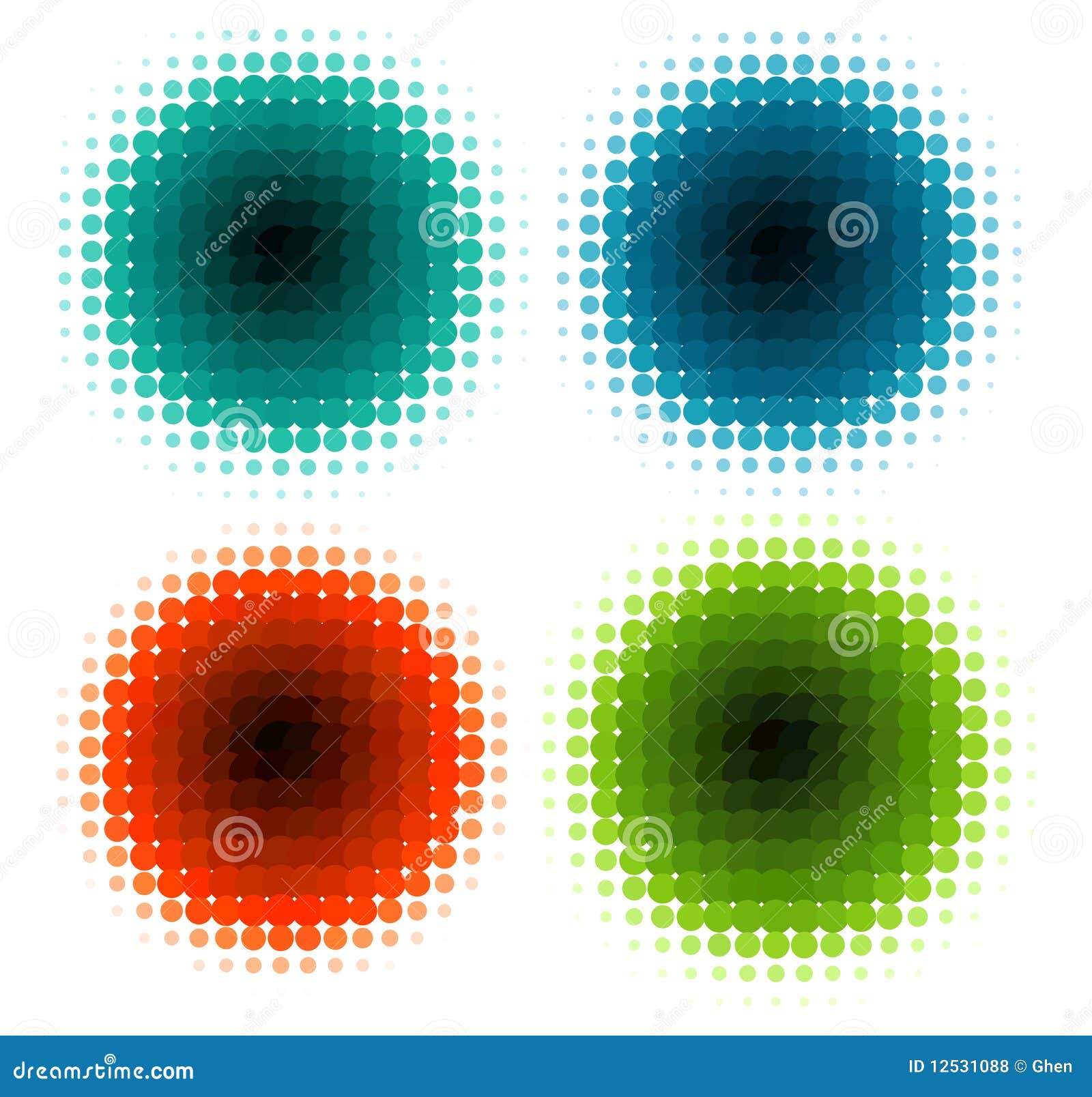 Color Halftone Royalty Free Stock Photos - Image: 12531088