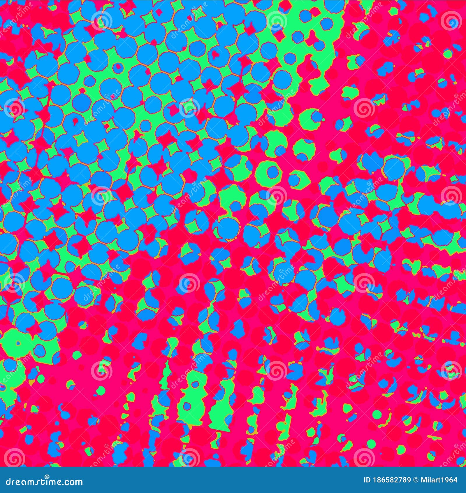 Color Halftone Dots Pattern . Halftone Dotted Grunge Texture Stock ...