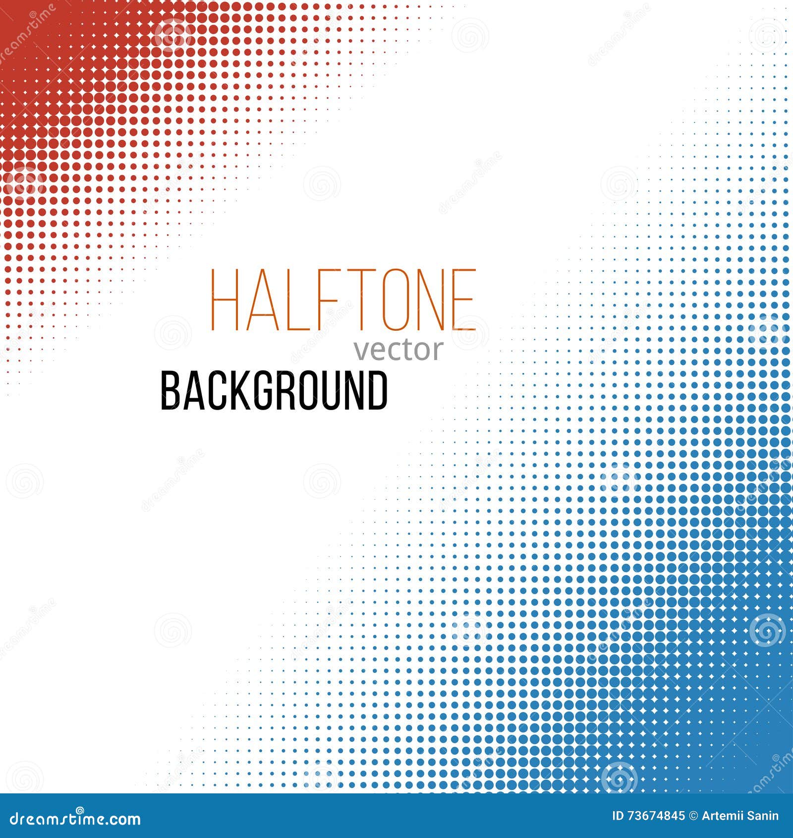 Color halftone pattern stock illustration. Illustration of blue - 73674845