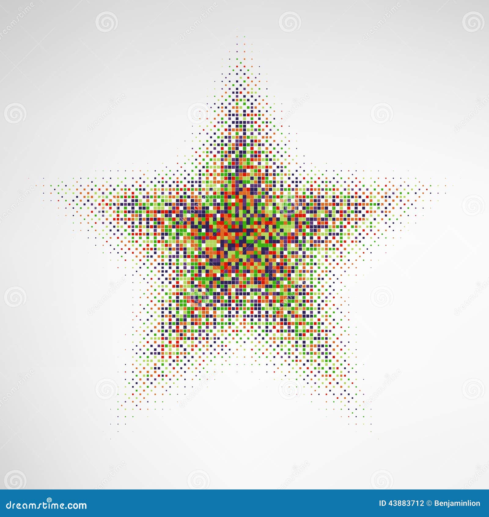 Color Halftone Star stock illustration. Illustration of decoration ...