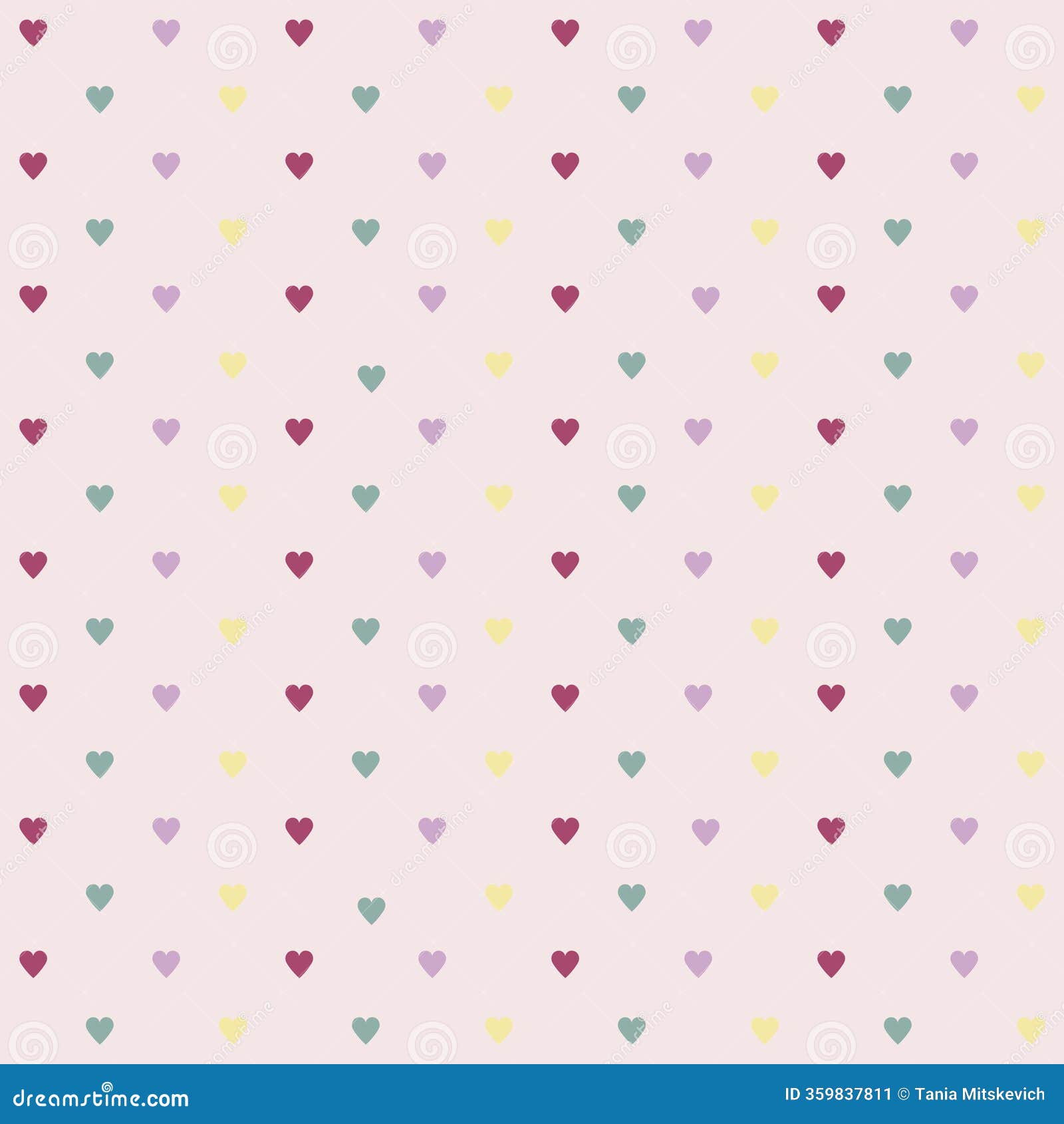 Color heart pattern stock illustration. Illustration of purple - 359837811