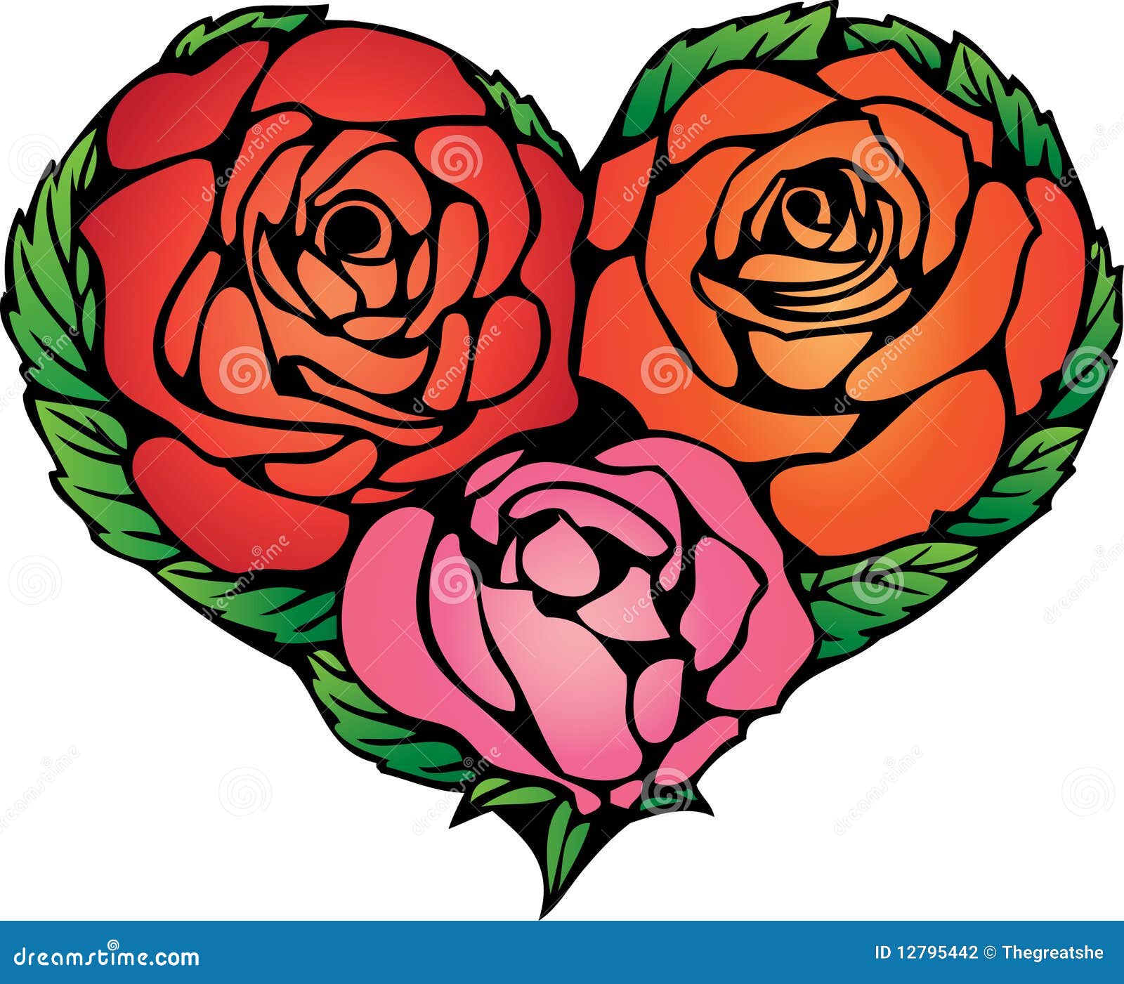 Three Rose Stock Illustrations – 3,315 Three Rose Stock Illustrations ...
