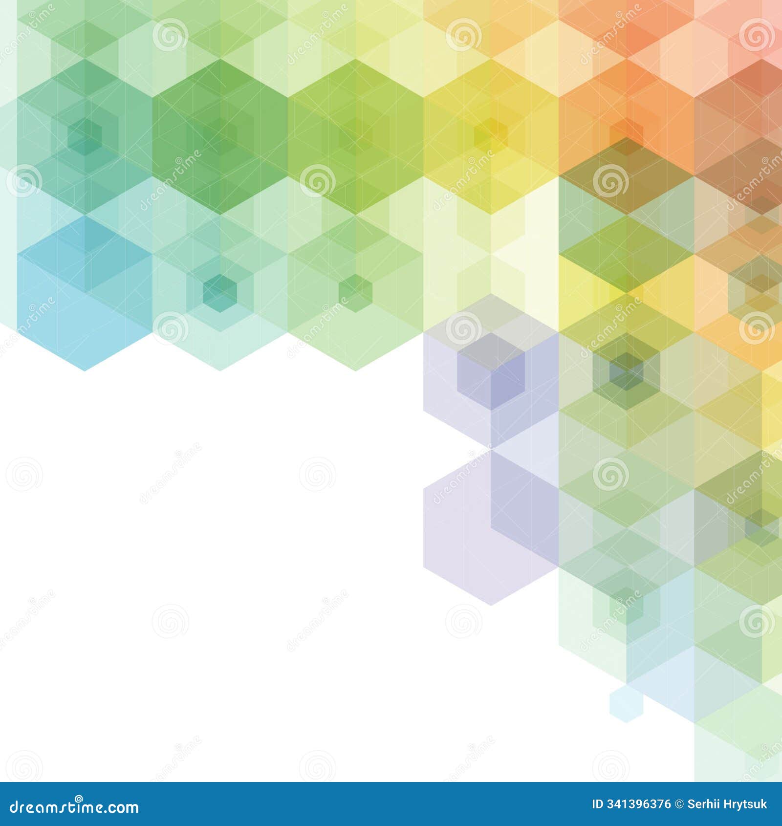 Color Hexagon Abstract Background. Geometric Pattern. Eps 10 Stock ...