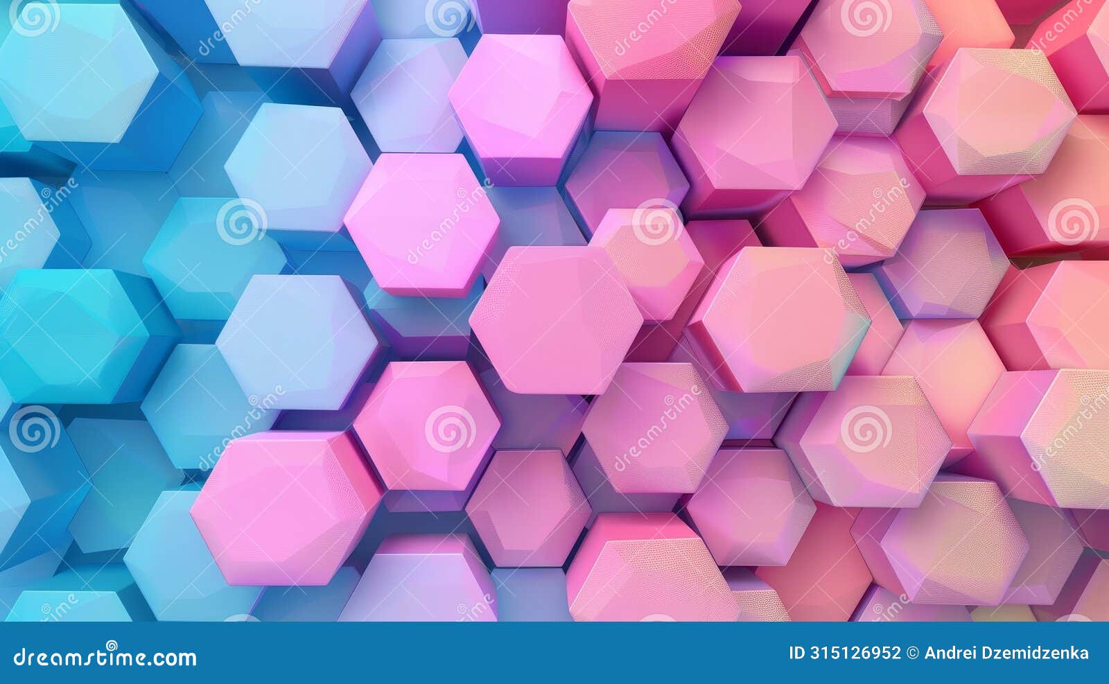 Color Hexagonal Background with Abstract Geometric Shapes. Stock Photo ...