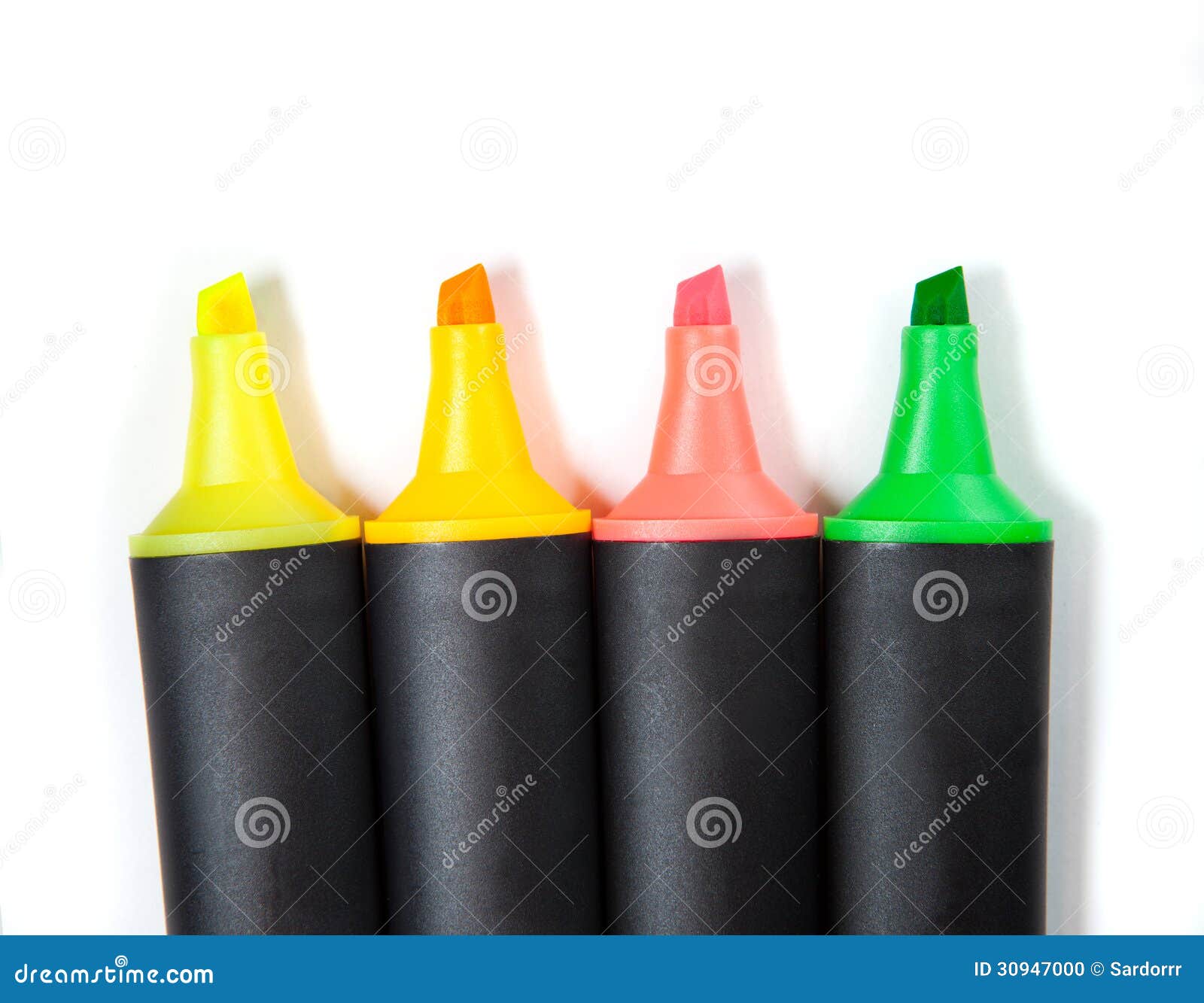 Color Highlight Stripes, Banners Drawn With Markers. Stylish Highlight ...