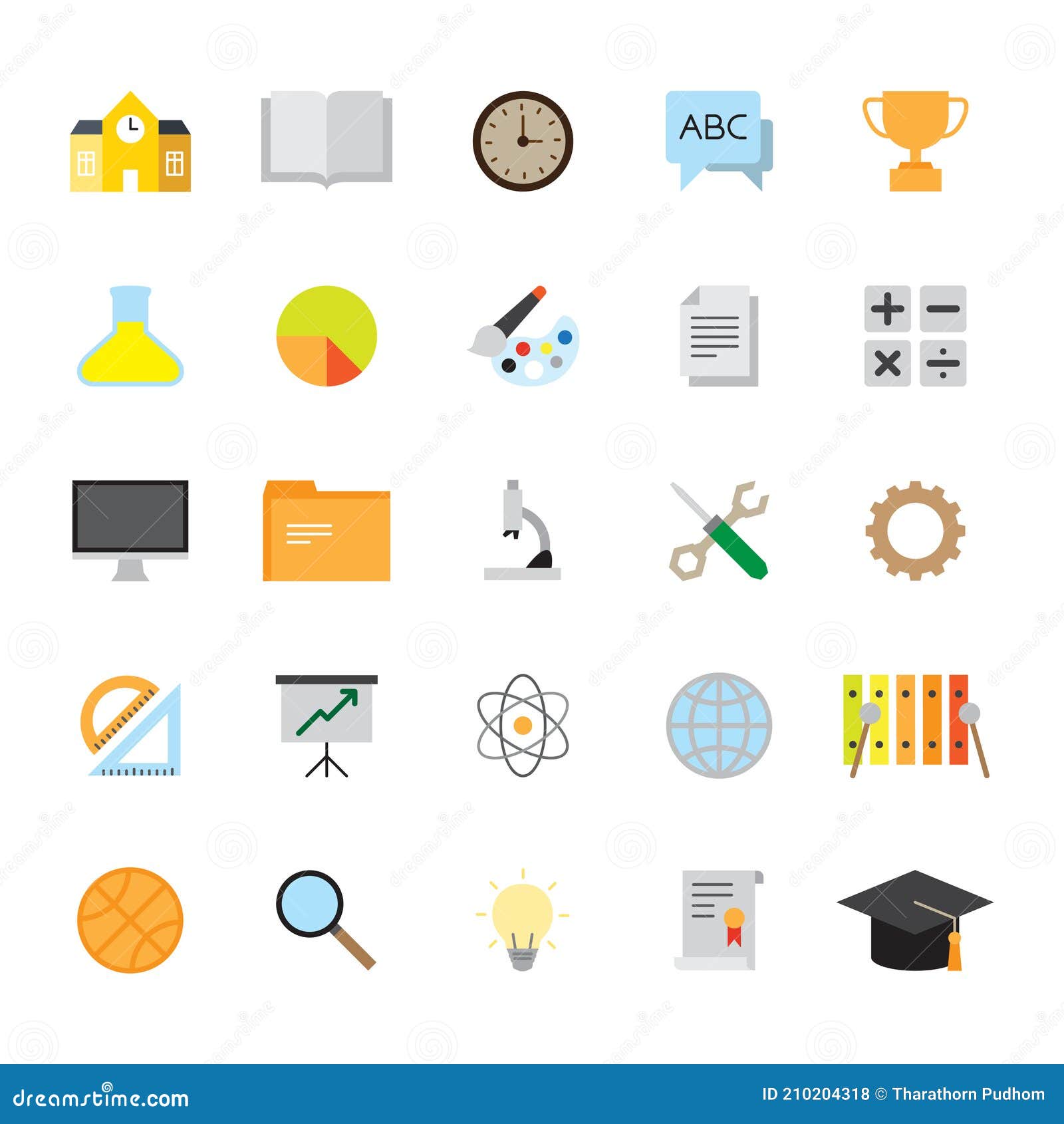 Color Icon for Education and Learning Stock Vector - Illustration of ...