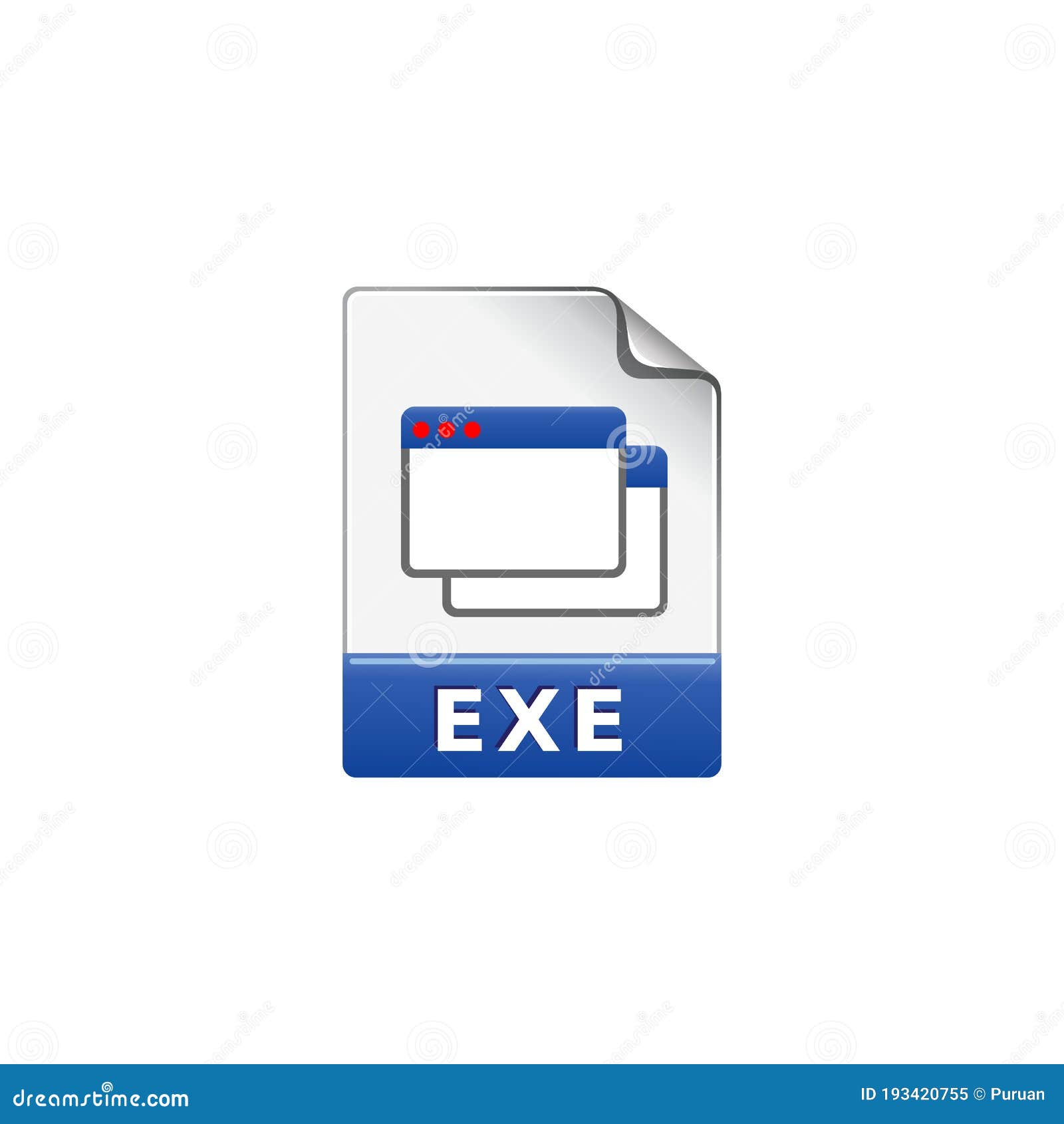 BW Icon - Executable File Format Vector Illustration | CartoonDealer ... BW Icon - Executable File Format Vector Illustration | CartoonDealer ...