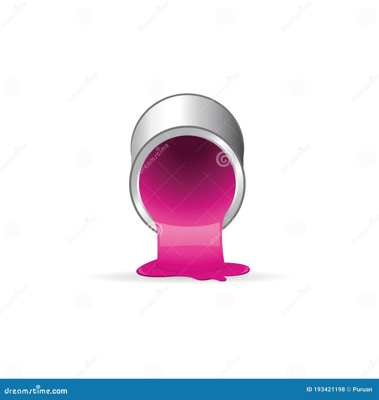 Color Icon - Paint pour stock vector. Illustration of glyph - 193421198