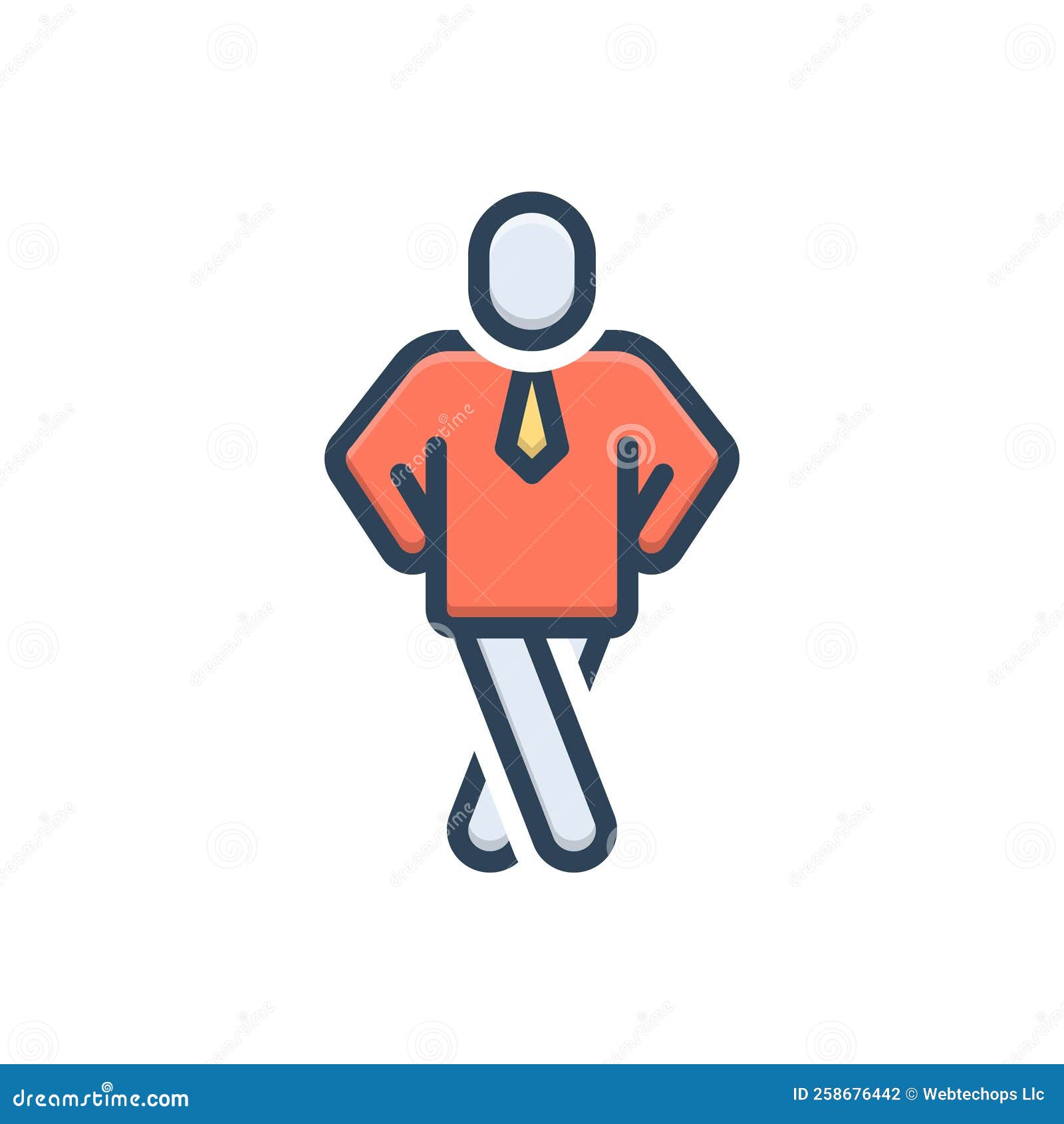 Color Illustration Icon for Pose, Modus and Style Stock Vector ...