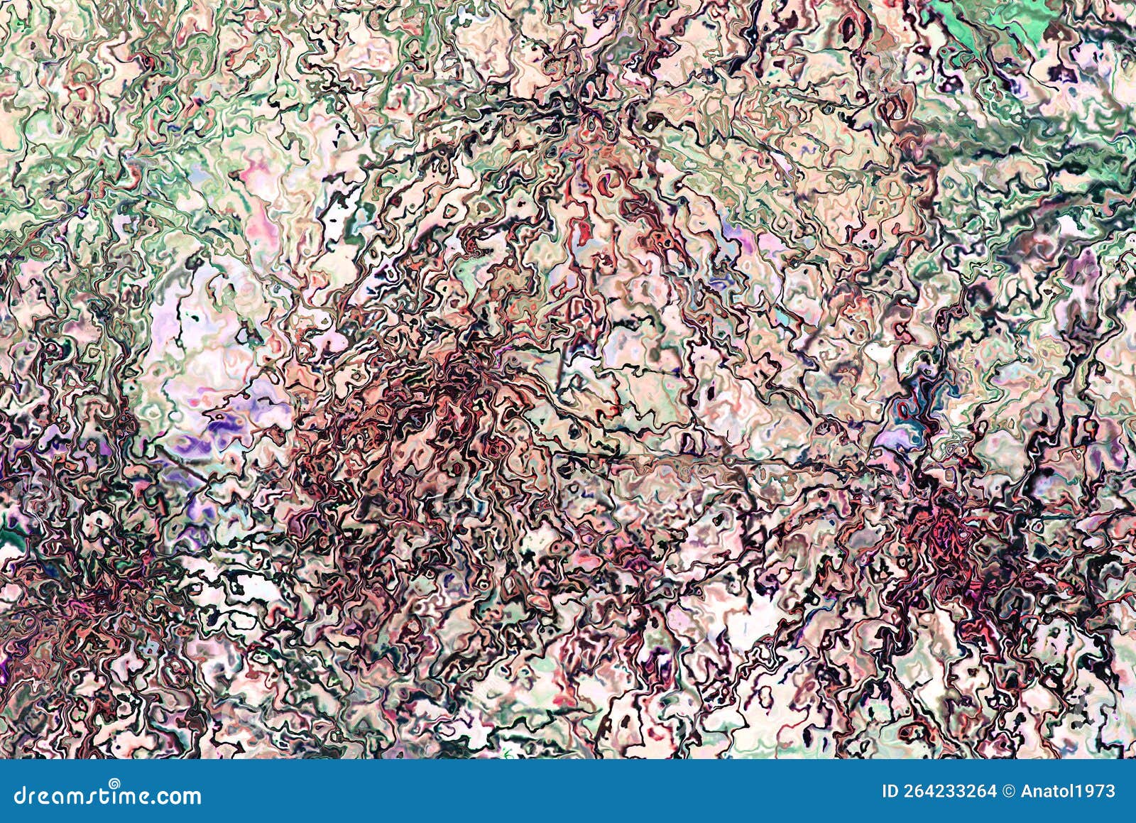 Illustration from Texture with Distortion in Drawing Stock Photo ...