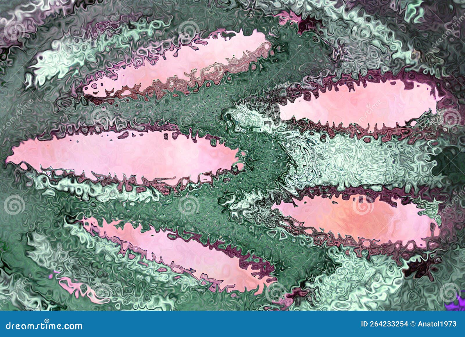 Color Illustration of a Texture with Pattern Distortion with Pink Spots ...