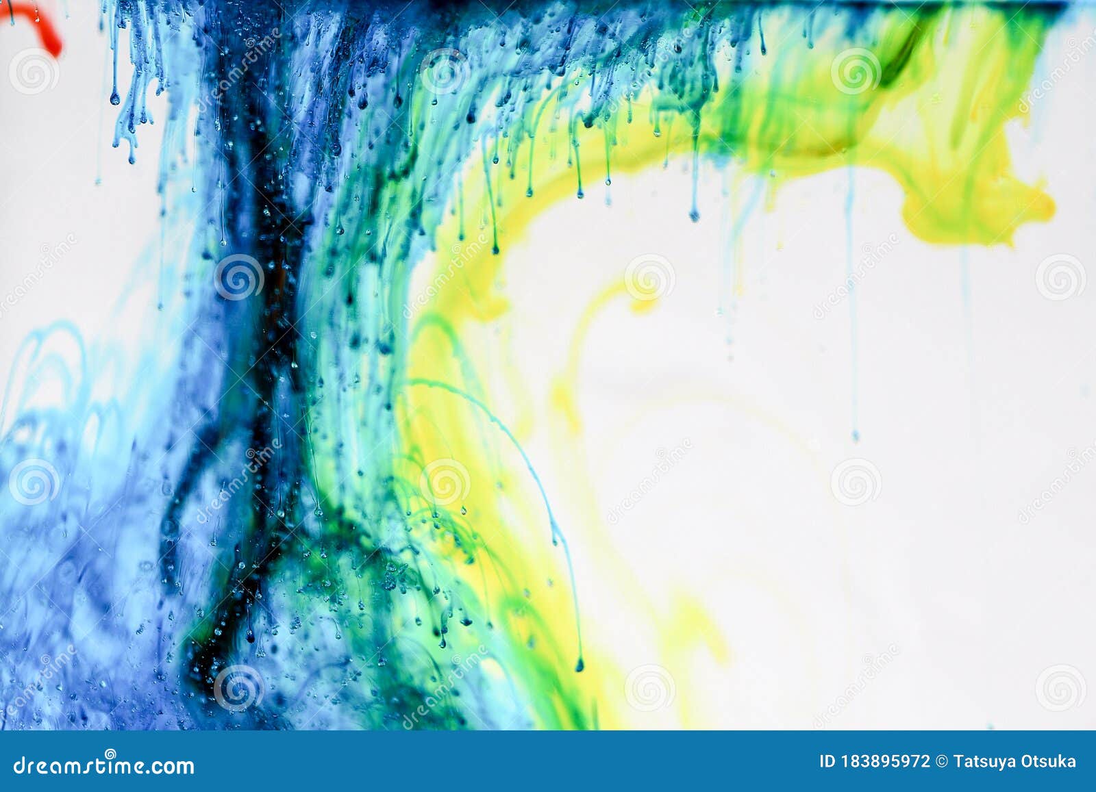 Color Image of Liquid in Dissolving Stock Photo - Image of color ...