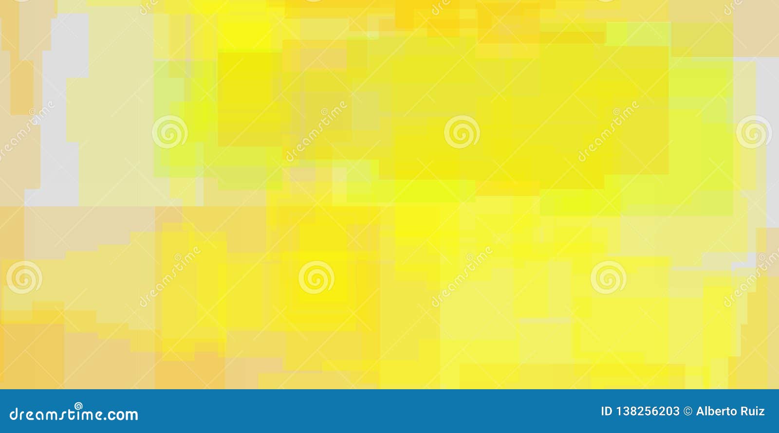 Yellow Light Composition with Pixelated Background Stock Illustration ...