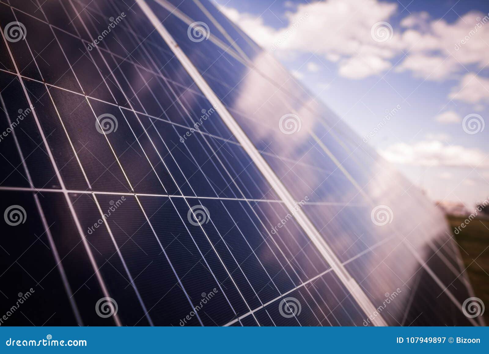 Solar panel detail stock image. Image of supply, solar - 107949897