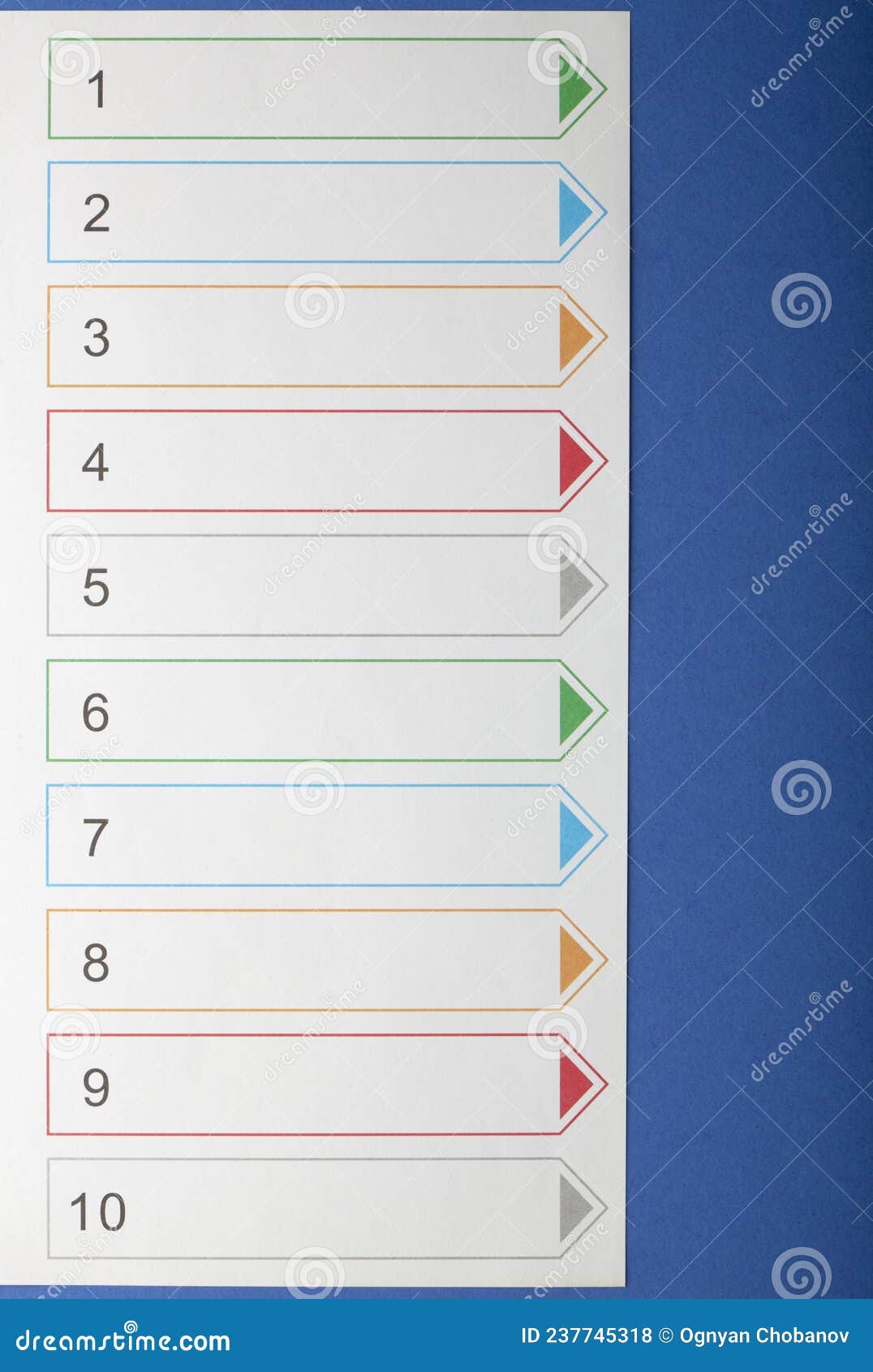 10 Color Index stock photo. Image of memory, list, icon - 237745318