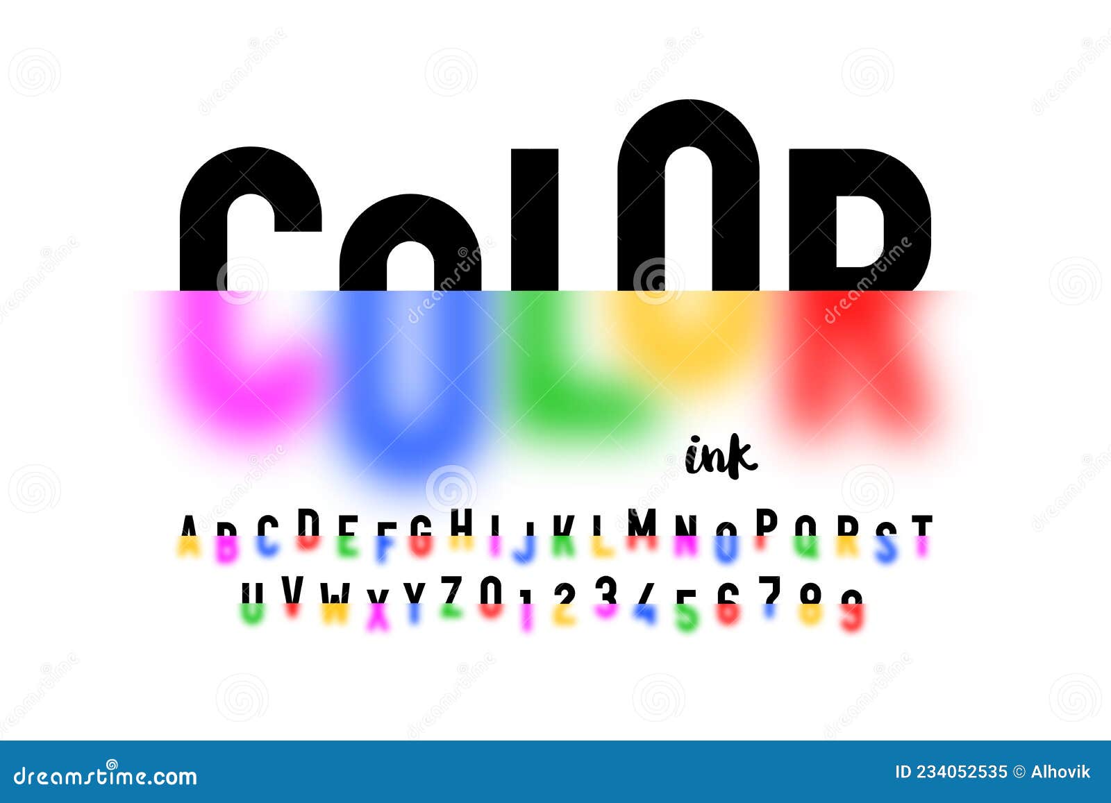 Half Font. Vector Alphabet | CartoonDealer.com #120838109 Half Font. Vector Alphabet | CartoonDealer.com #120838109