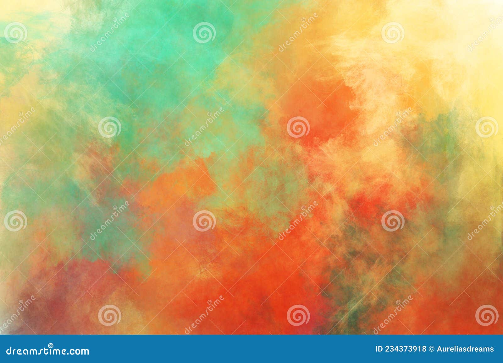 Color Ink Lines Spots Modern Art on Paper Arbitrary Pattern Mixed Media ...