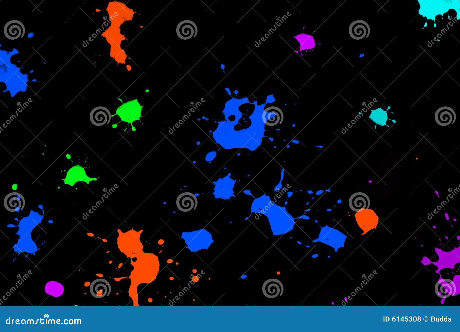 Color ink splatters stock photo. Image of abstract, background - 6145308