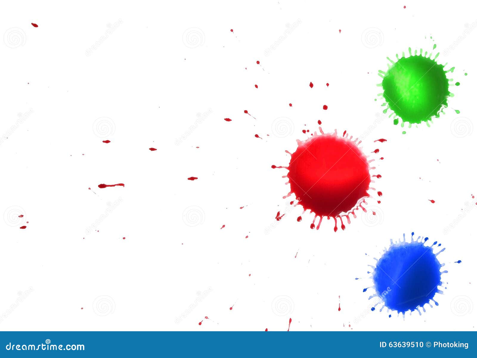 Color Ink spots stock illustration. Illustration of colour - 63639510