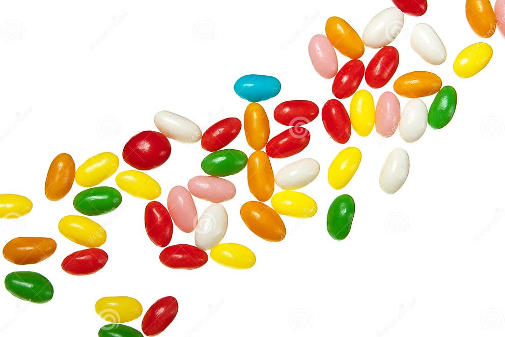 Color jelly beans stock image. Image of pink, bean, dessert - 25026731