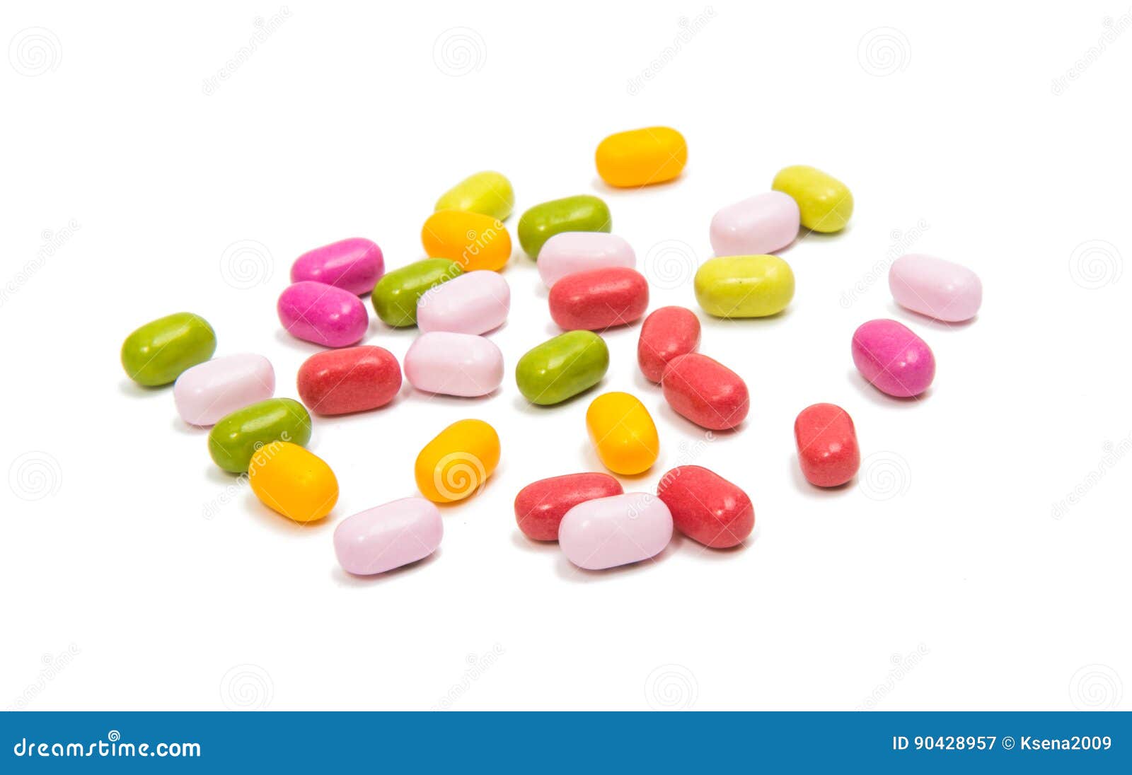 Color jelly beans isolated stock image. Image of background - 90428957