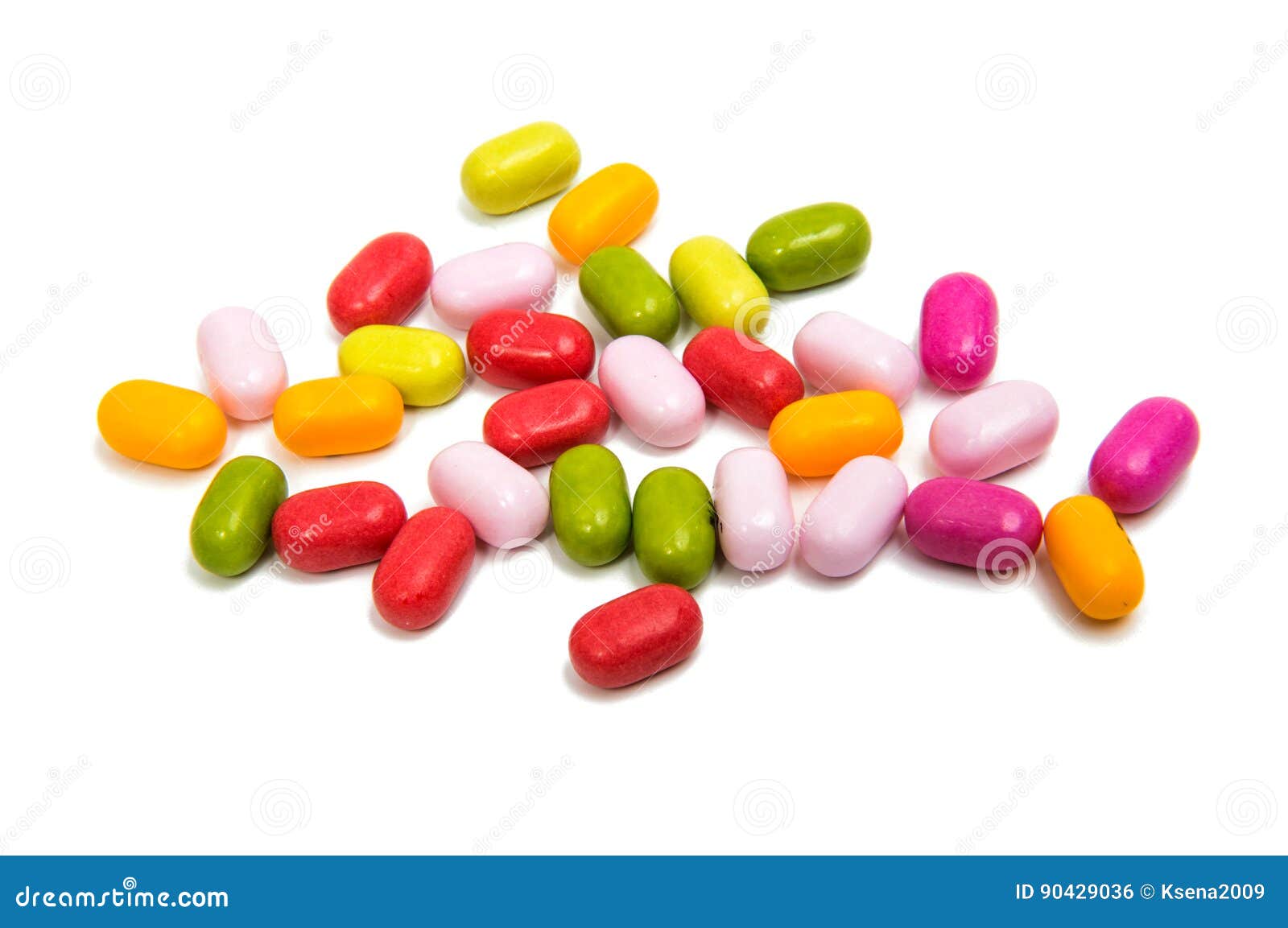 Color jelly beans isolated stock photo. Image of background - 90429036
