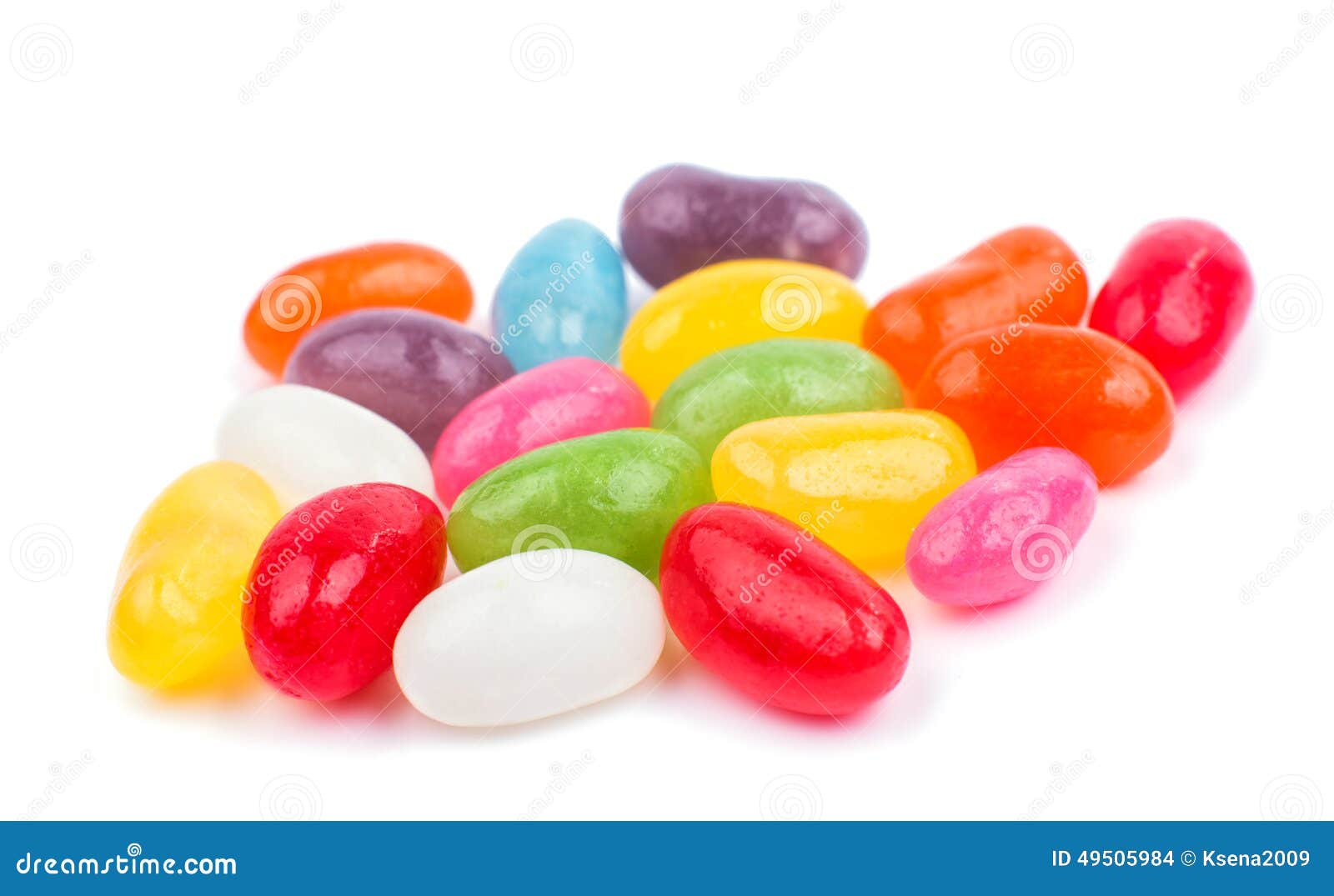 Color Jelly Beans stock photo. Image of isolated, beans - 49505984