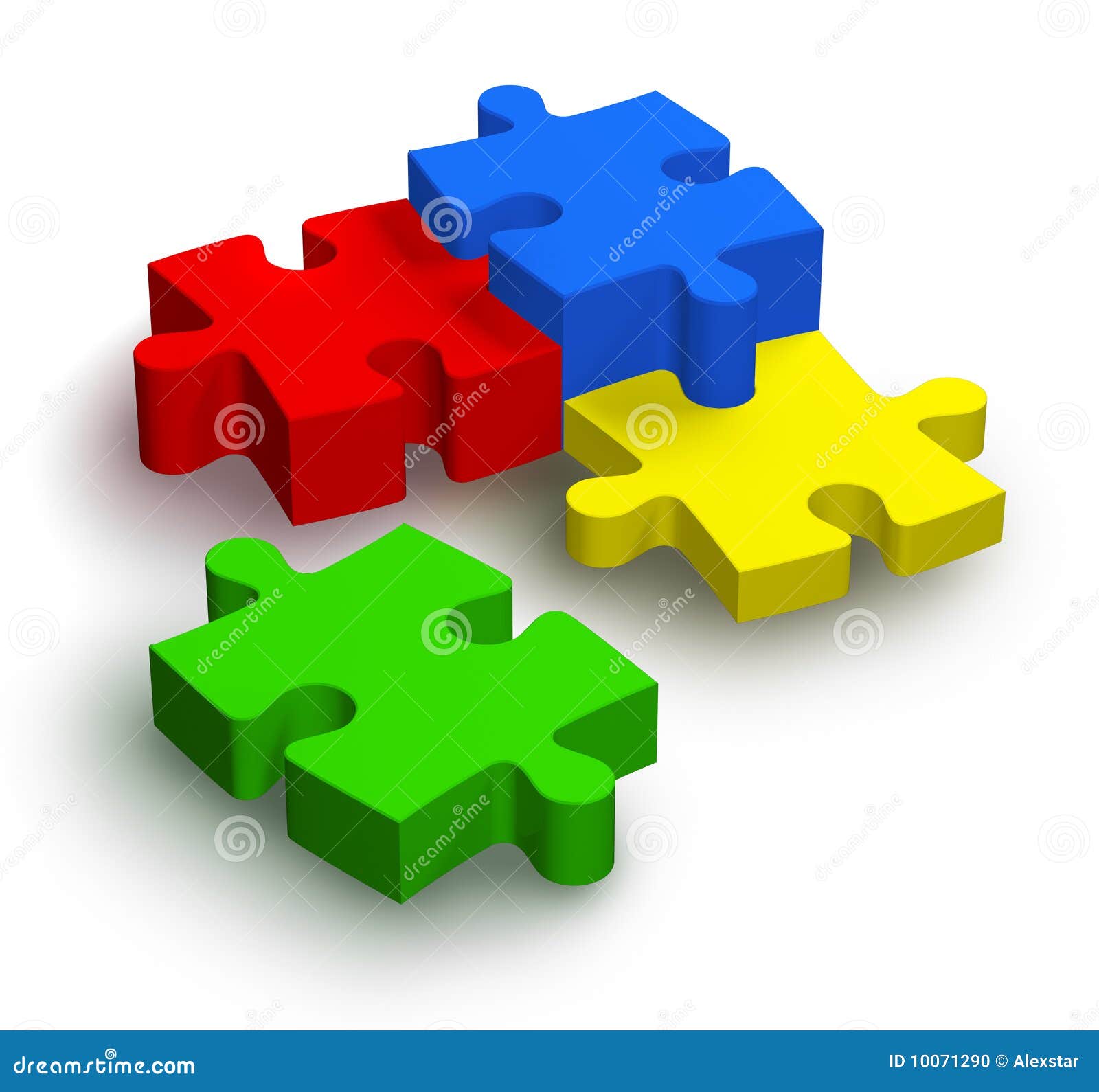 Color jigsaw puzzle stock illustration. Illustration of connection ...