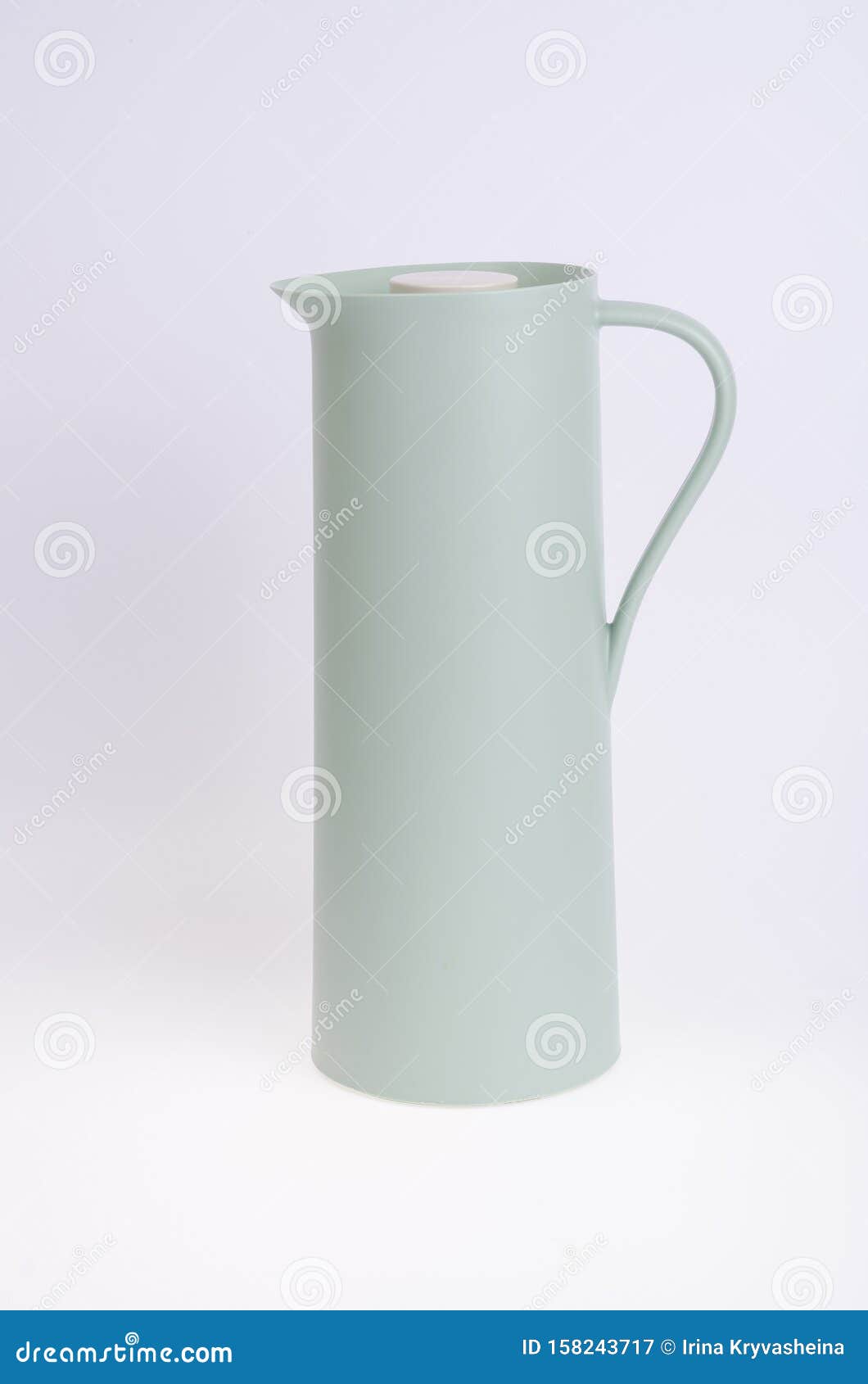 Color Jug with Handle for Water. Photo Stock Image - Image of cool ...