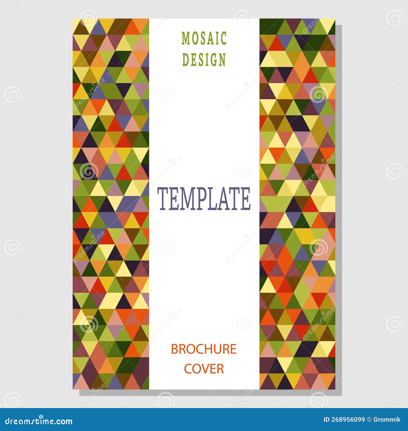 A Color Kaleidoscope. the Layout of the Composition for the Creative ...