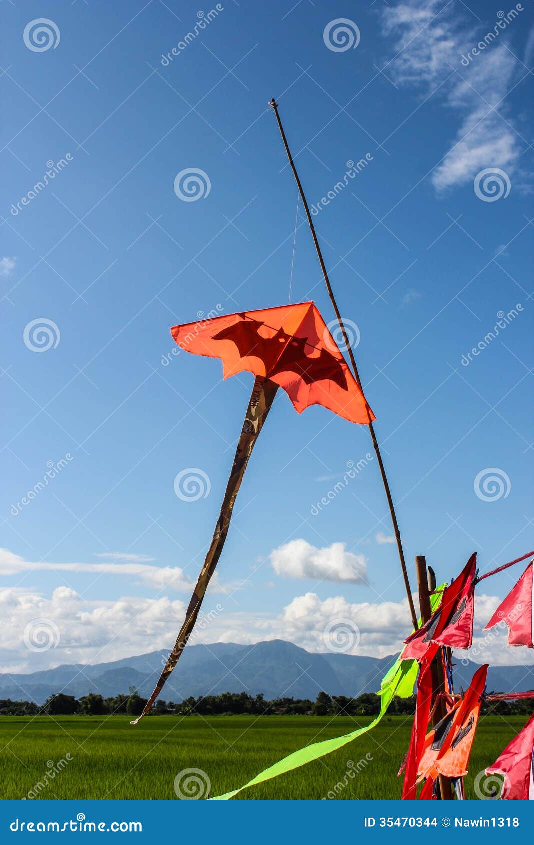 Color kite stock photo. Image of object, paper, entertainment - 35470344