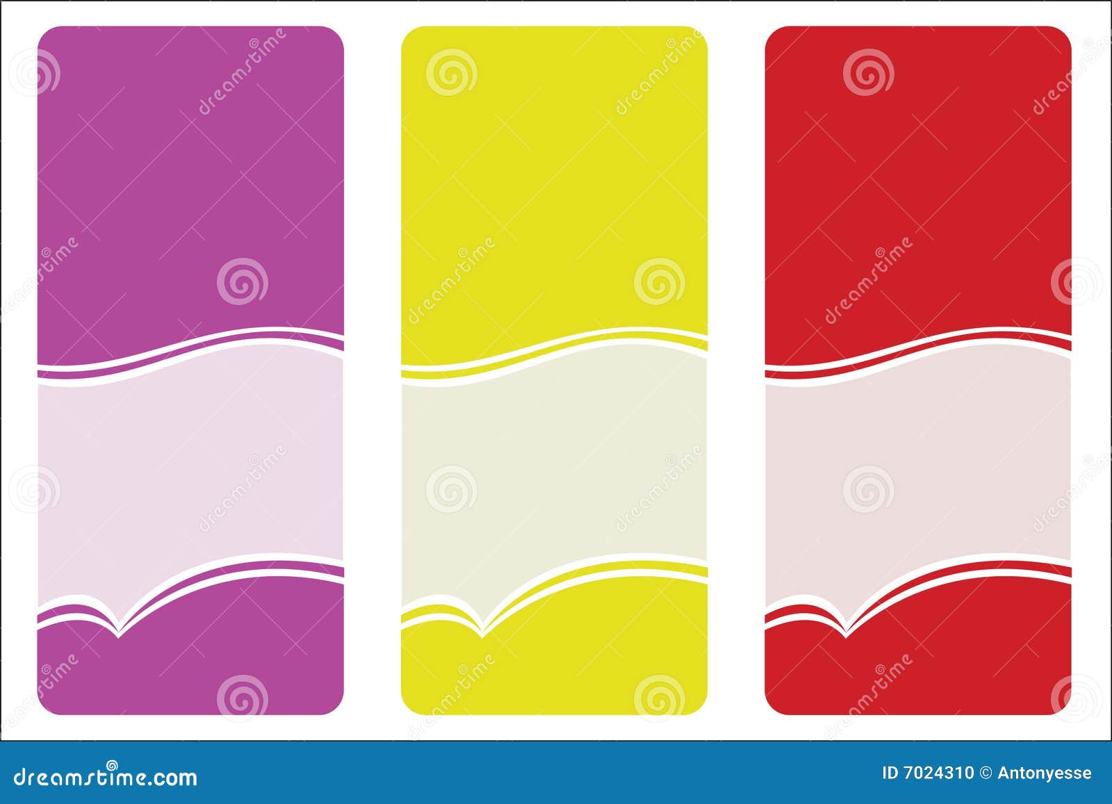 Color Labels Vector Illustration | CartoonDealer.com #7024310