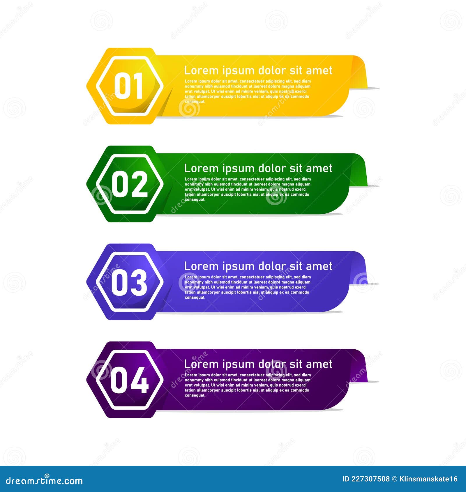 Color Labels Infographic Banner Design Isolated Vector Illustration ...