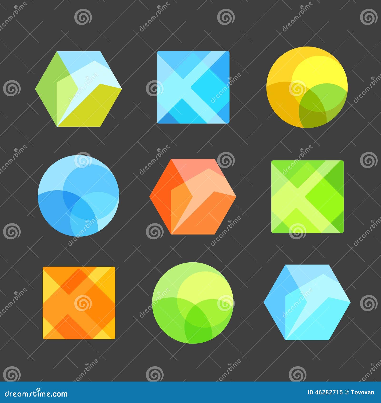 Color labels with patterns stock vector. Illustration of multiply ...