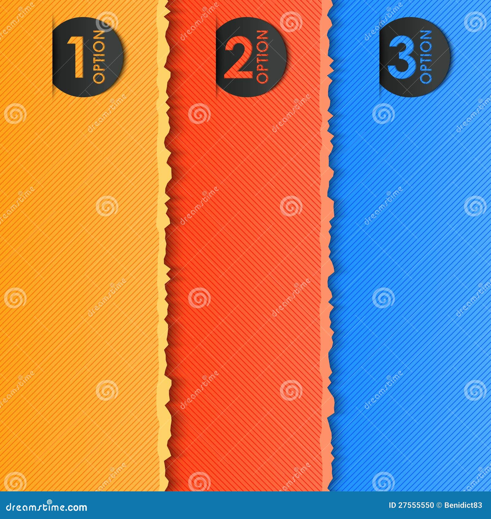 Color Labels for Your Text (with Torn Effect) Stock Vector ...