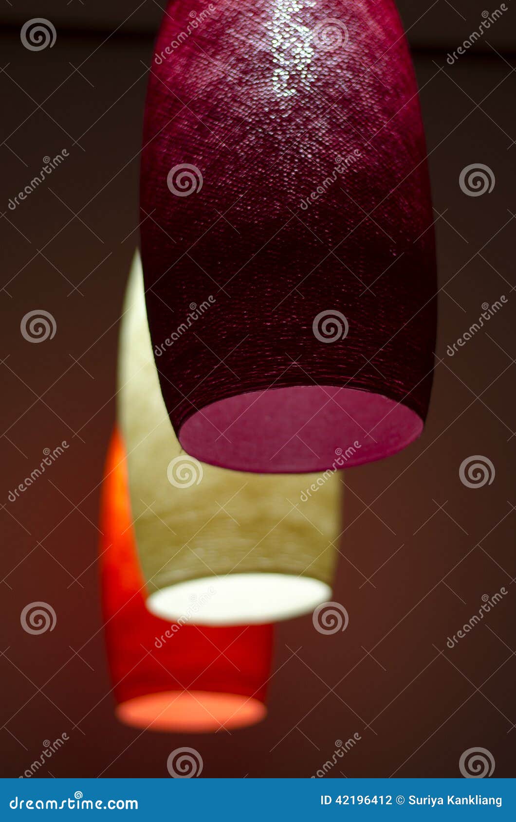 3 color lamps stock photo. Image of white, orange, colorfull - 42196412