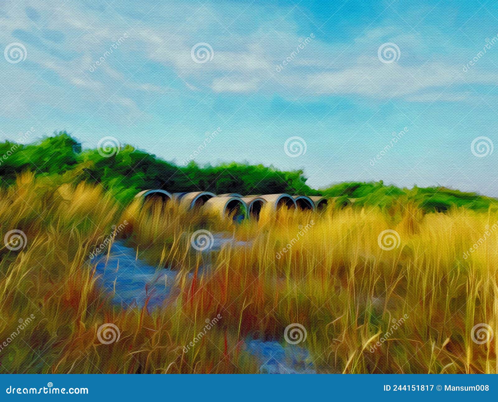 Color of Landscape Background Stock Illustration - Illustration of ...