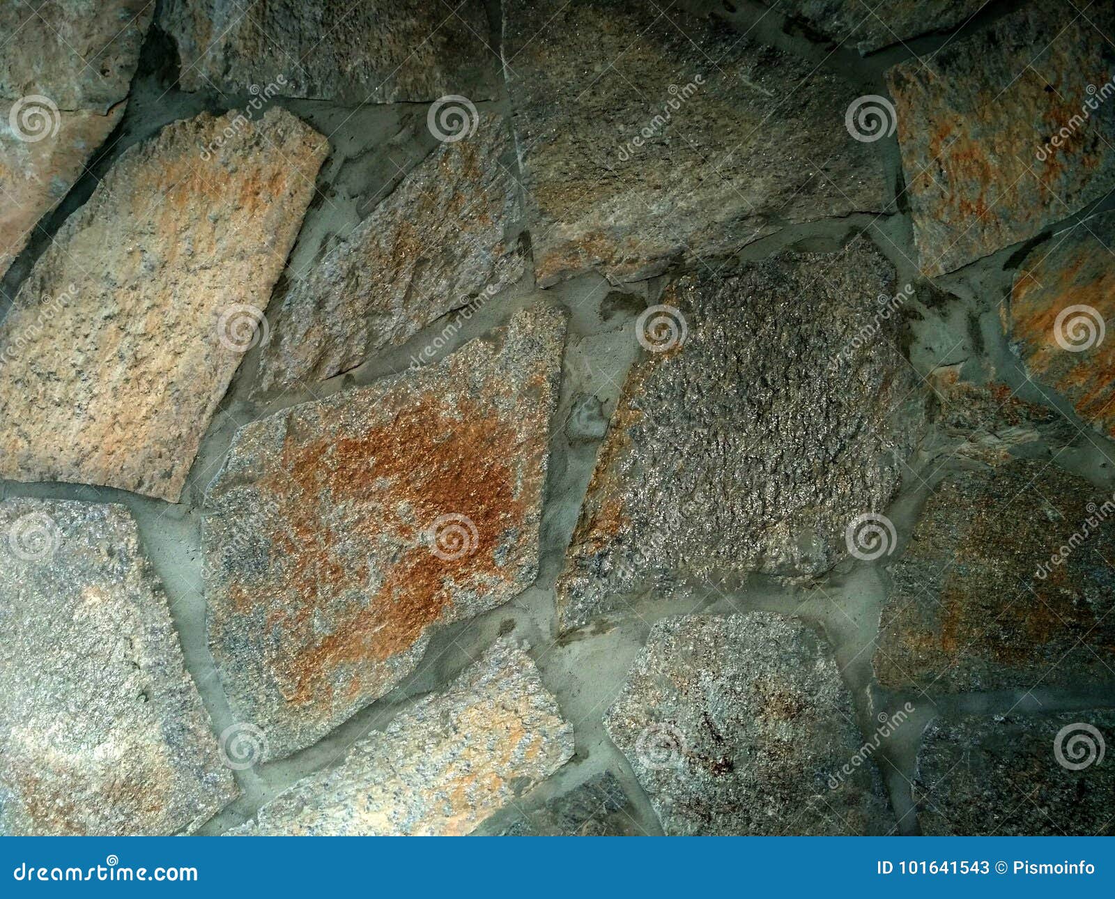 Color Large Stones in Concrete Stock Image - Image of sparkling, paving ...