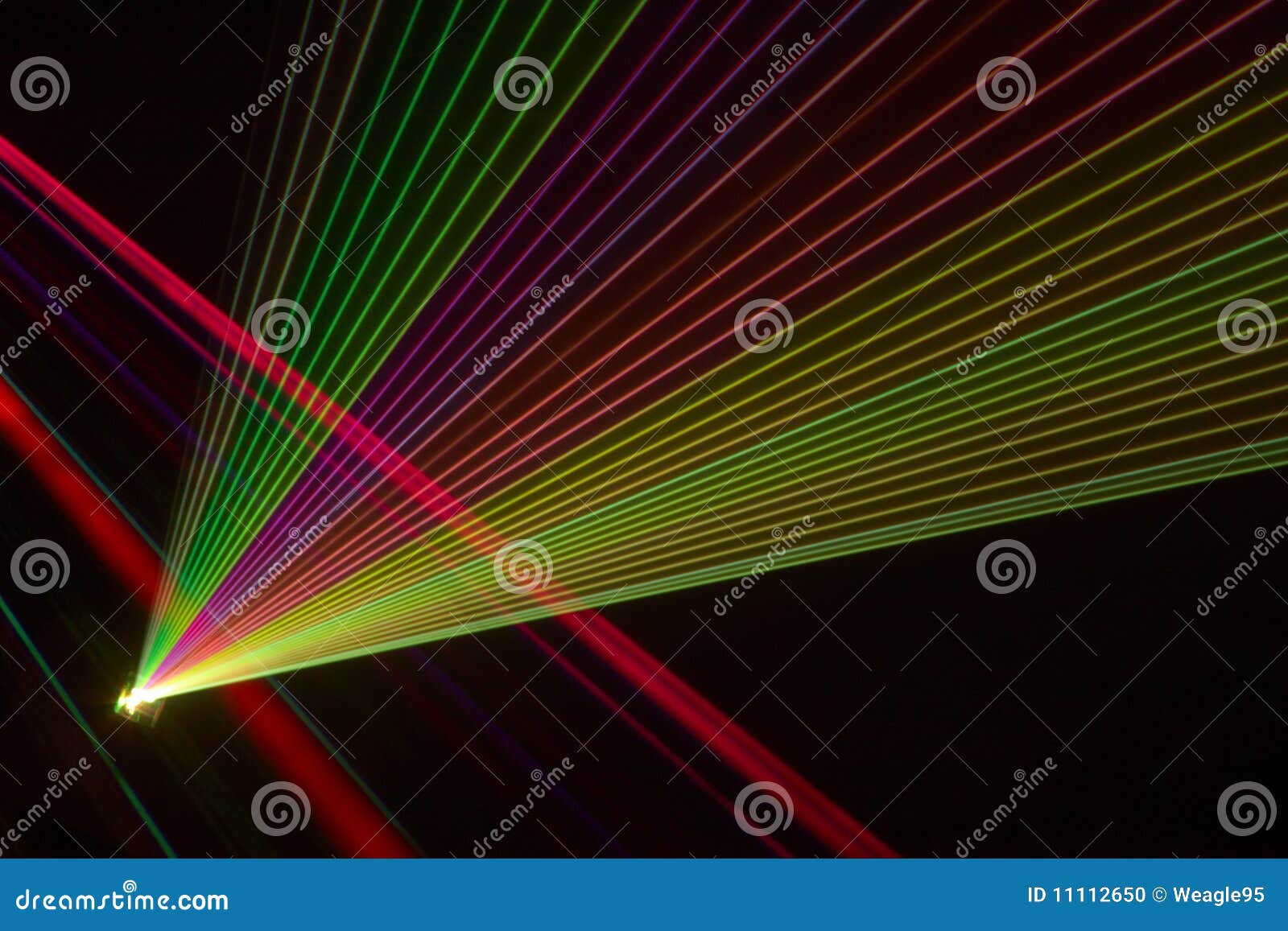 Color laser beams stock photo. Image of fantail, laser - 11112650