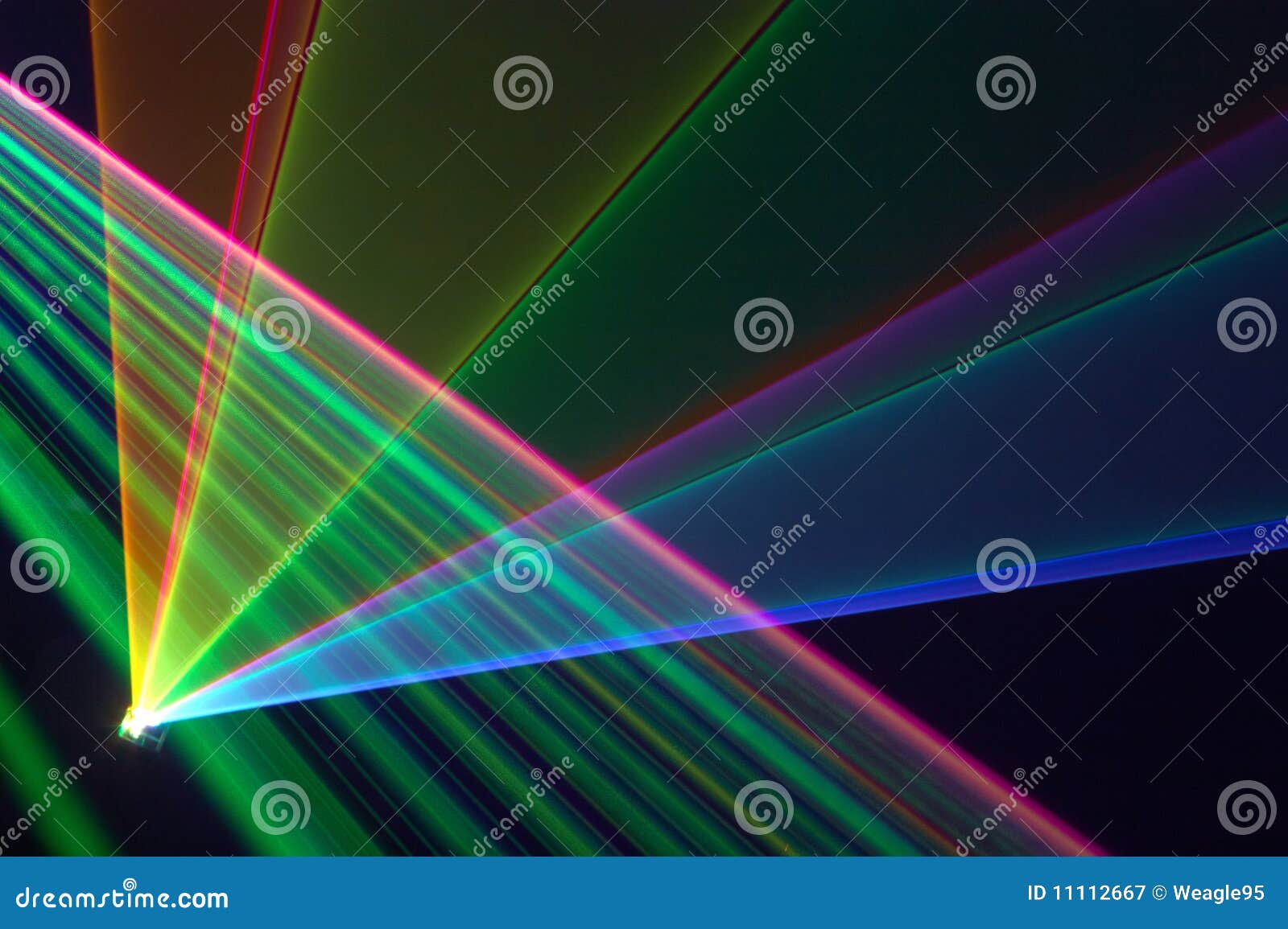 Color laser beams stock image. Image of fantail, back - 11112667