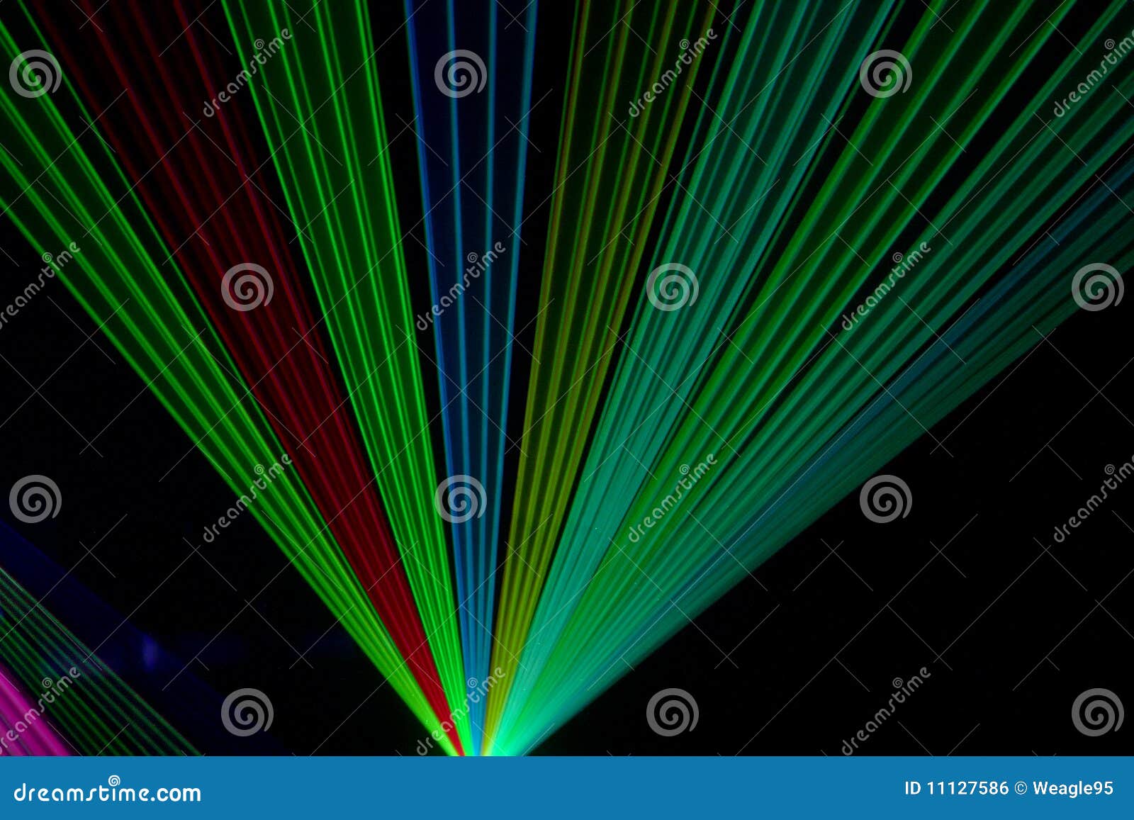 Color laser beams stock photo. Image of yellow, fantail - 11127586