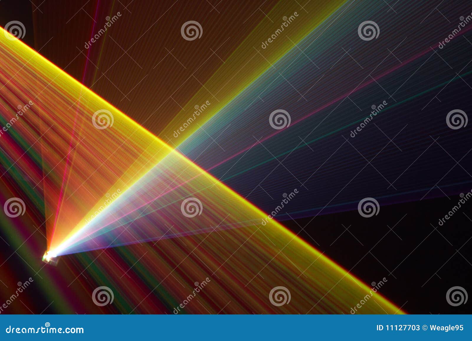 Color laser beams stock image. Image of back, wide, black - 11127703