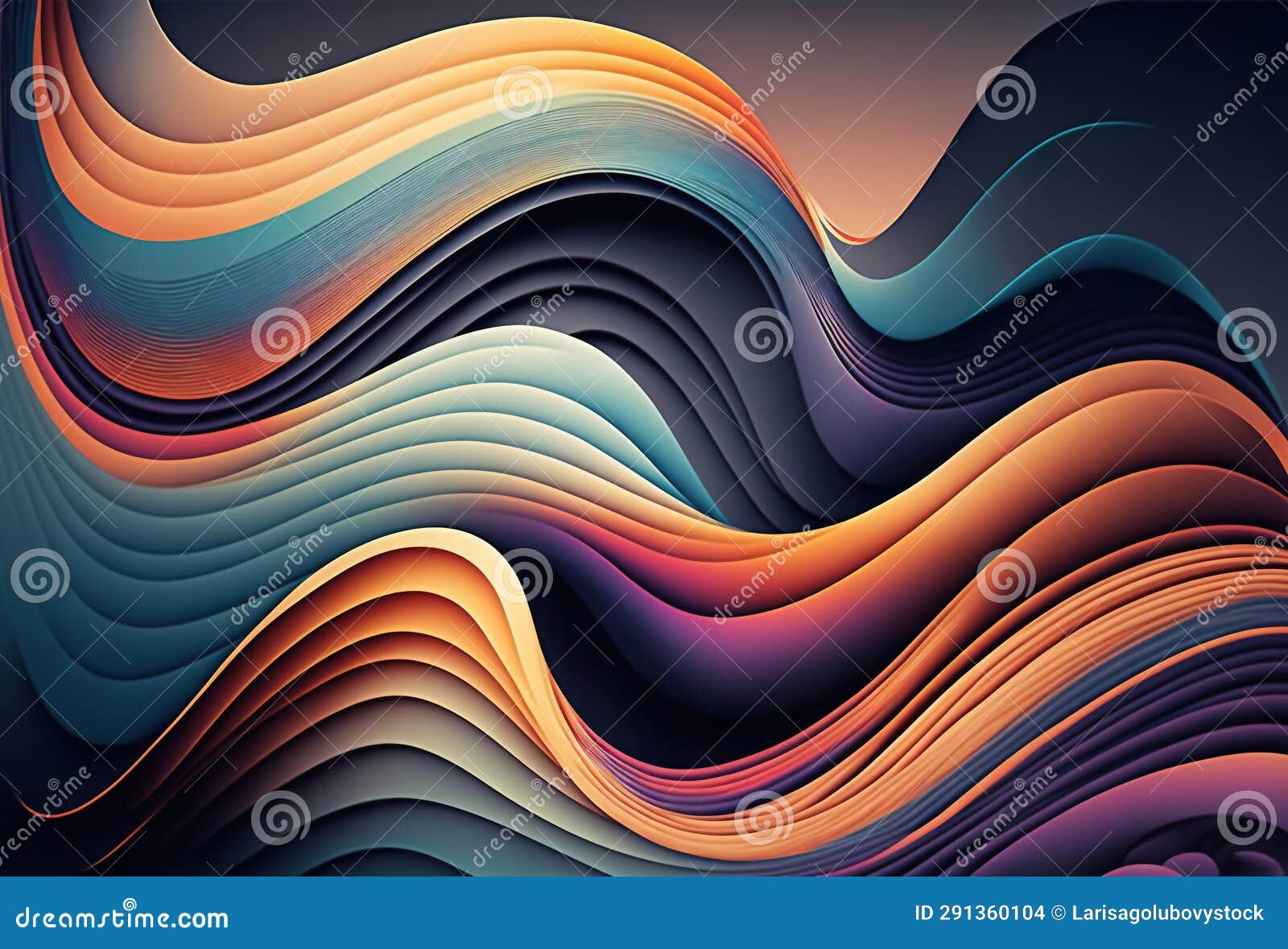 Color Layers Graphic Wave Color Gradient Curve Generative Ai Stock ...