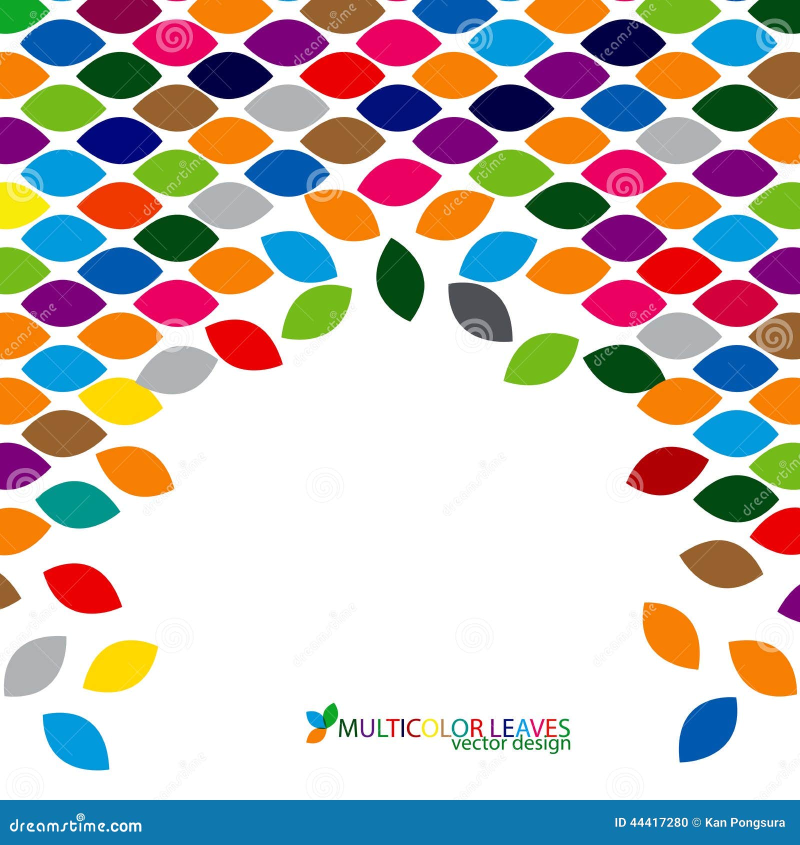 Color Leaf design stock vector. Illustration of leafage - 44417280