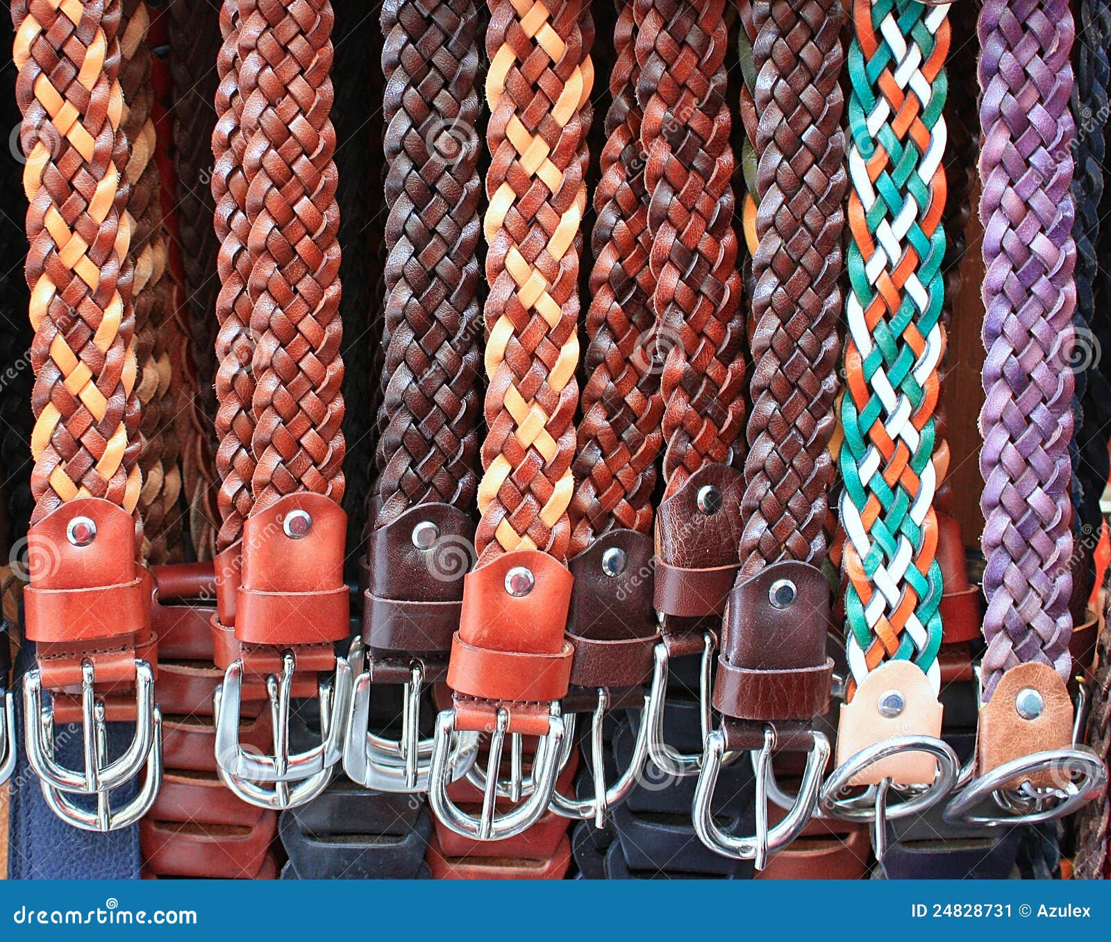 Color leather belts stock image. Image of belts, customer - 24828731
